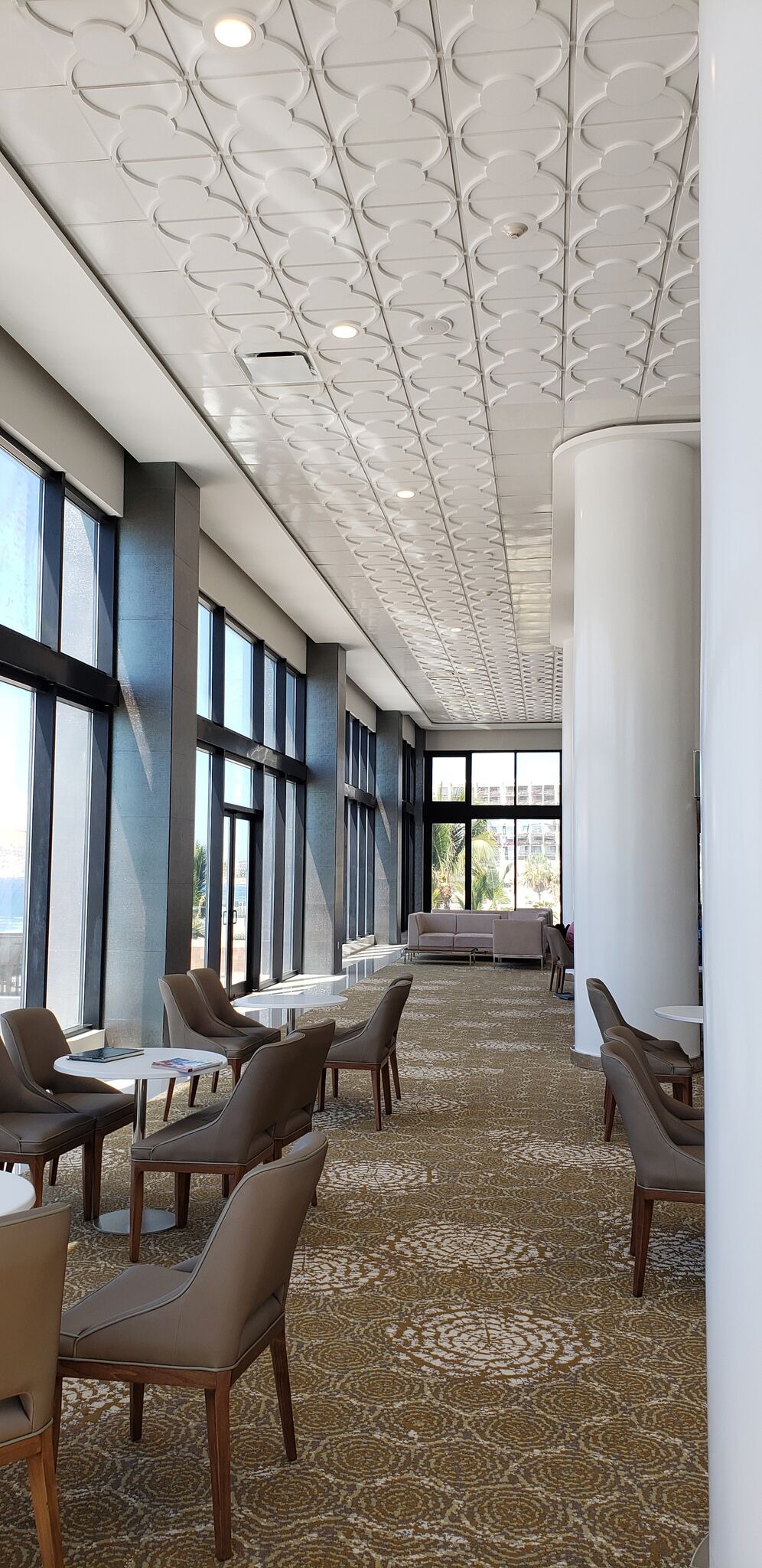 Above View Inc Garza Blanca Hotel Lobby Cloverleaf Flat Center Ceiling ...