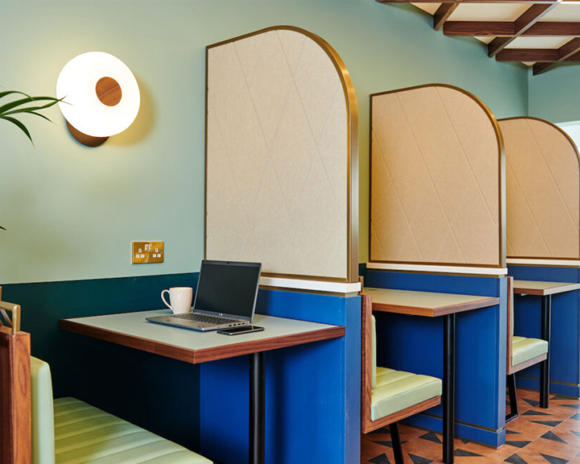 Acoufelt | Enigma Square Residential | Fracture Trellis Acoustic Panels ...