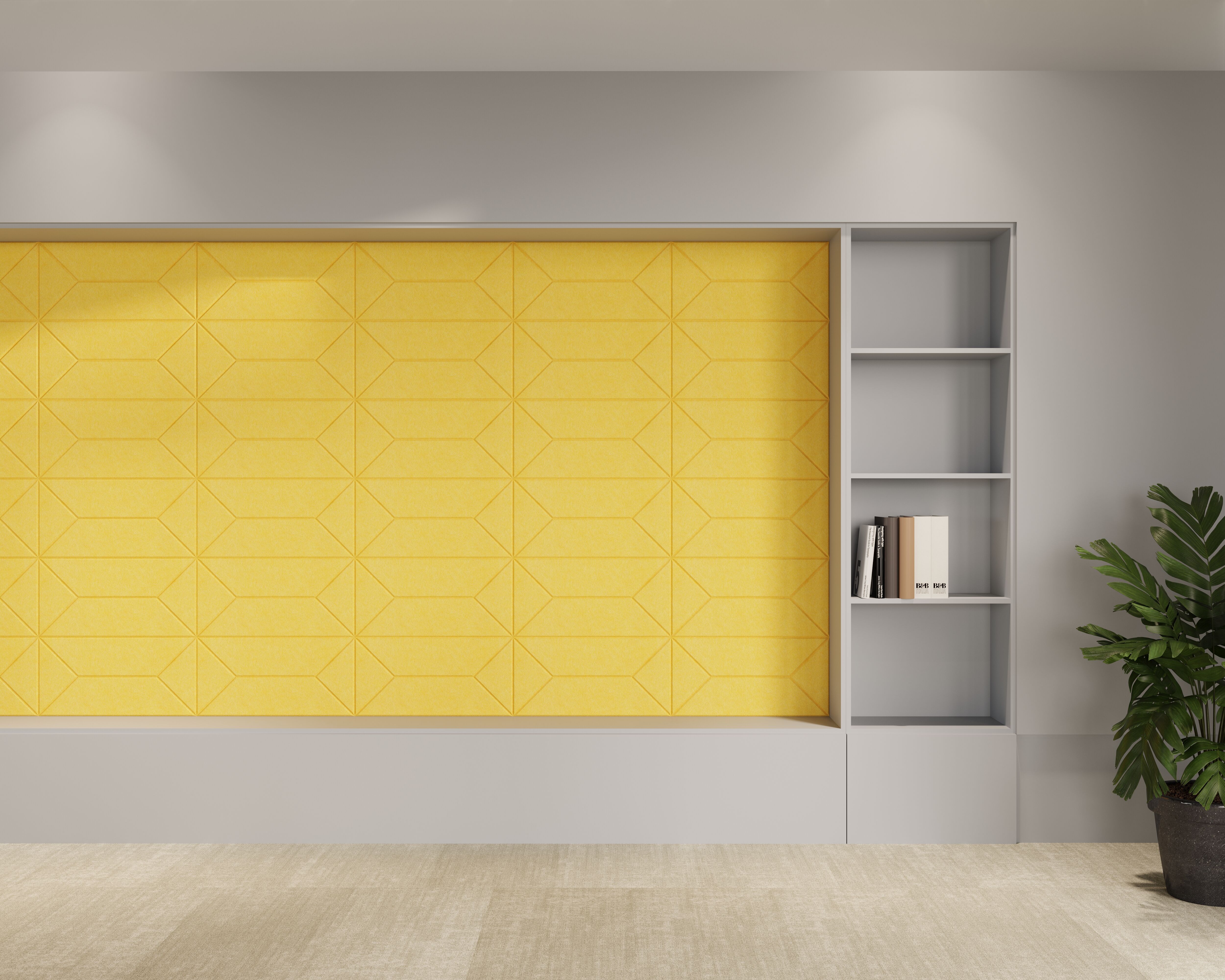 Acoufelt Wall Fracture Tile Illusion Popcorn 1 | Acoufelt