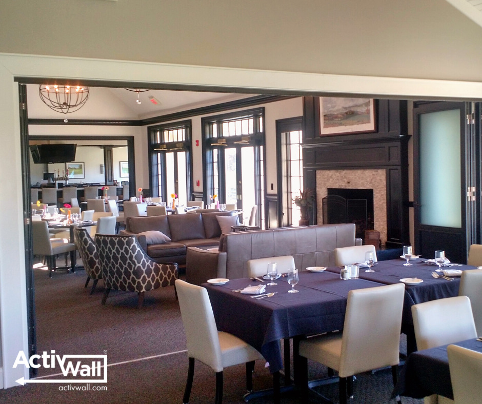 ActivWall Horizontal Folding Door at Country Club | ActivWall