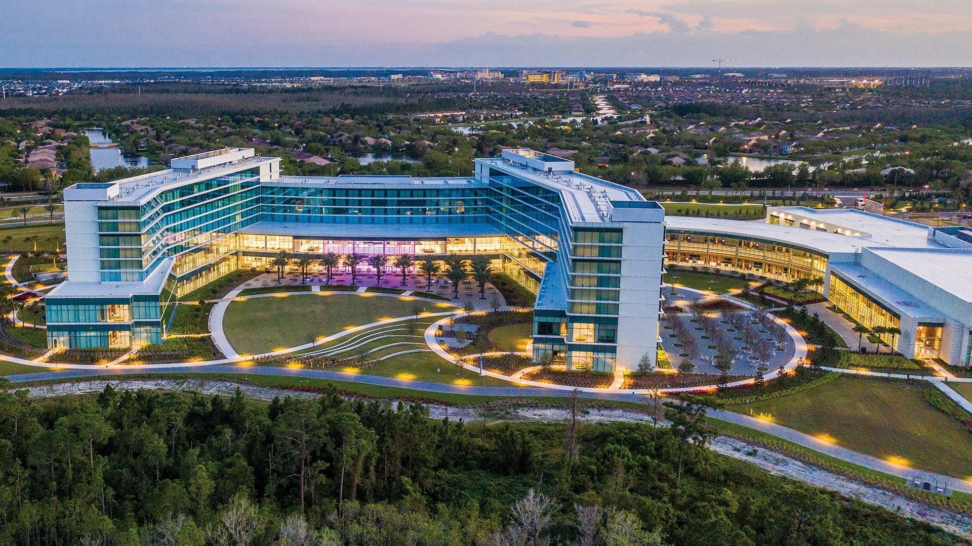 Acuity Brand KPMG Lakehouse Aerial Shot Acuity Brands