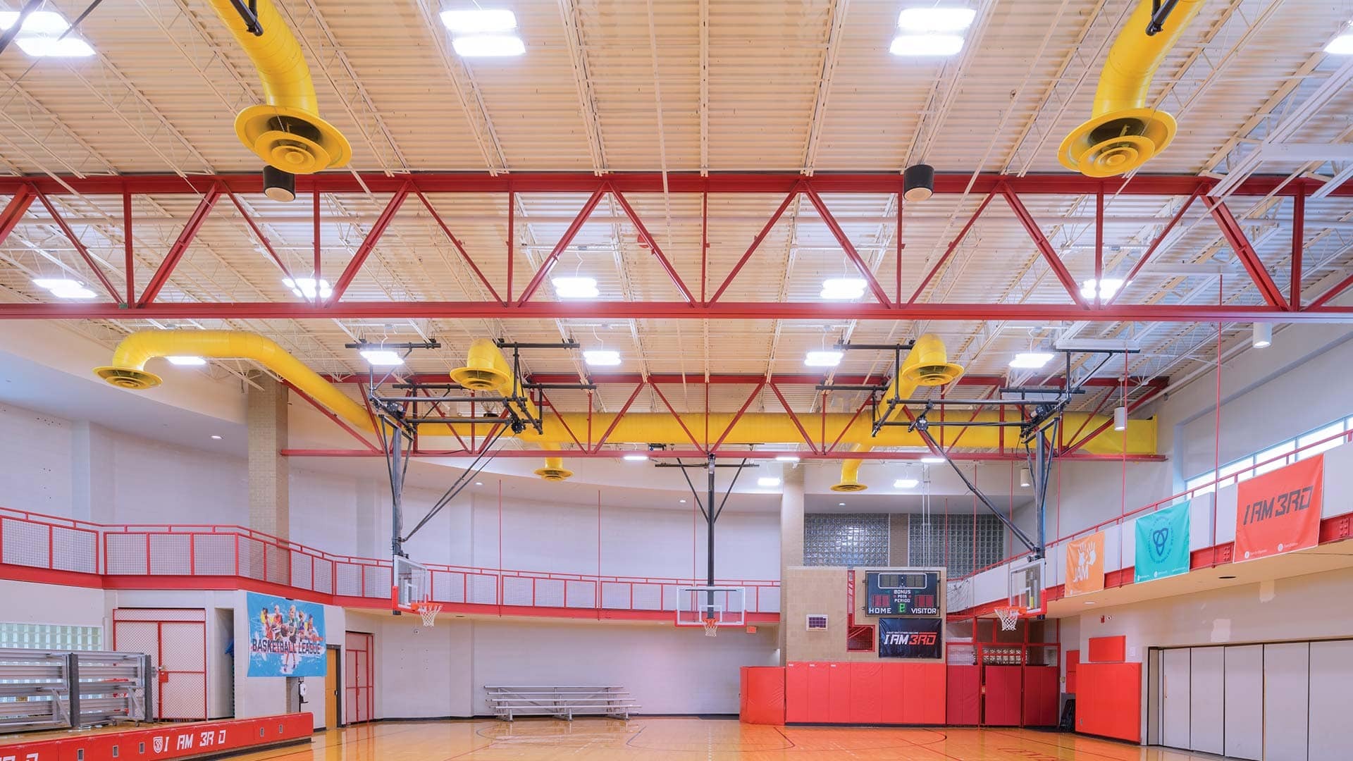 acuity brands centenary united methodist church gym rafters | Acuity Brands