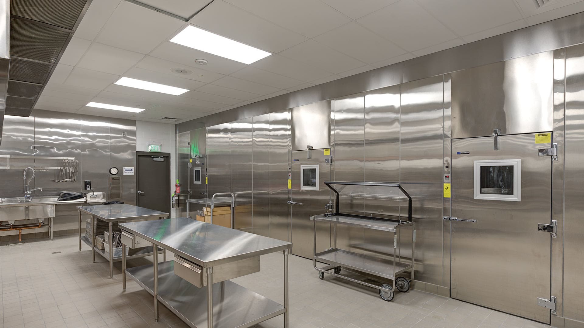 Acuity Brands Provo High School cafeteria kitchen | Acuity