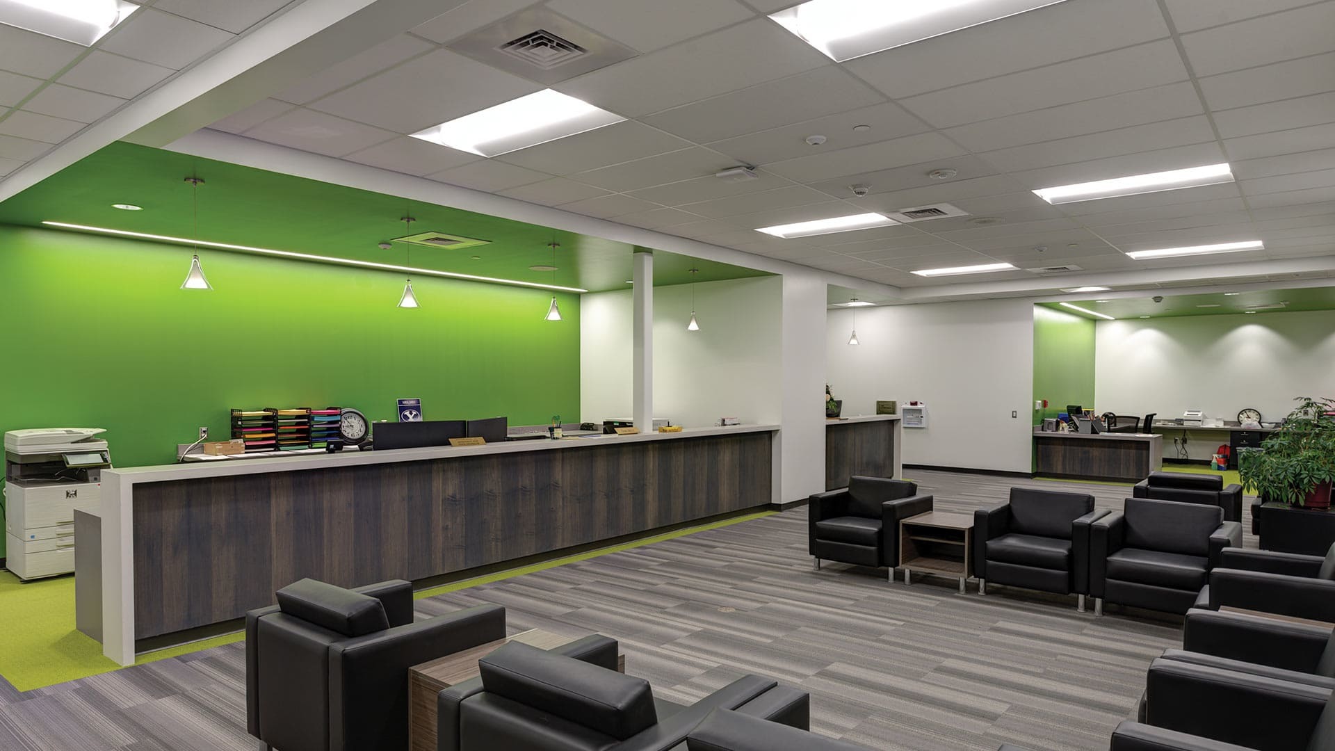 Acuity Brands Provo High School reception space | Acuity