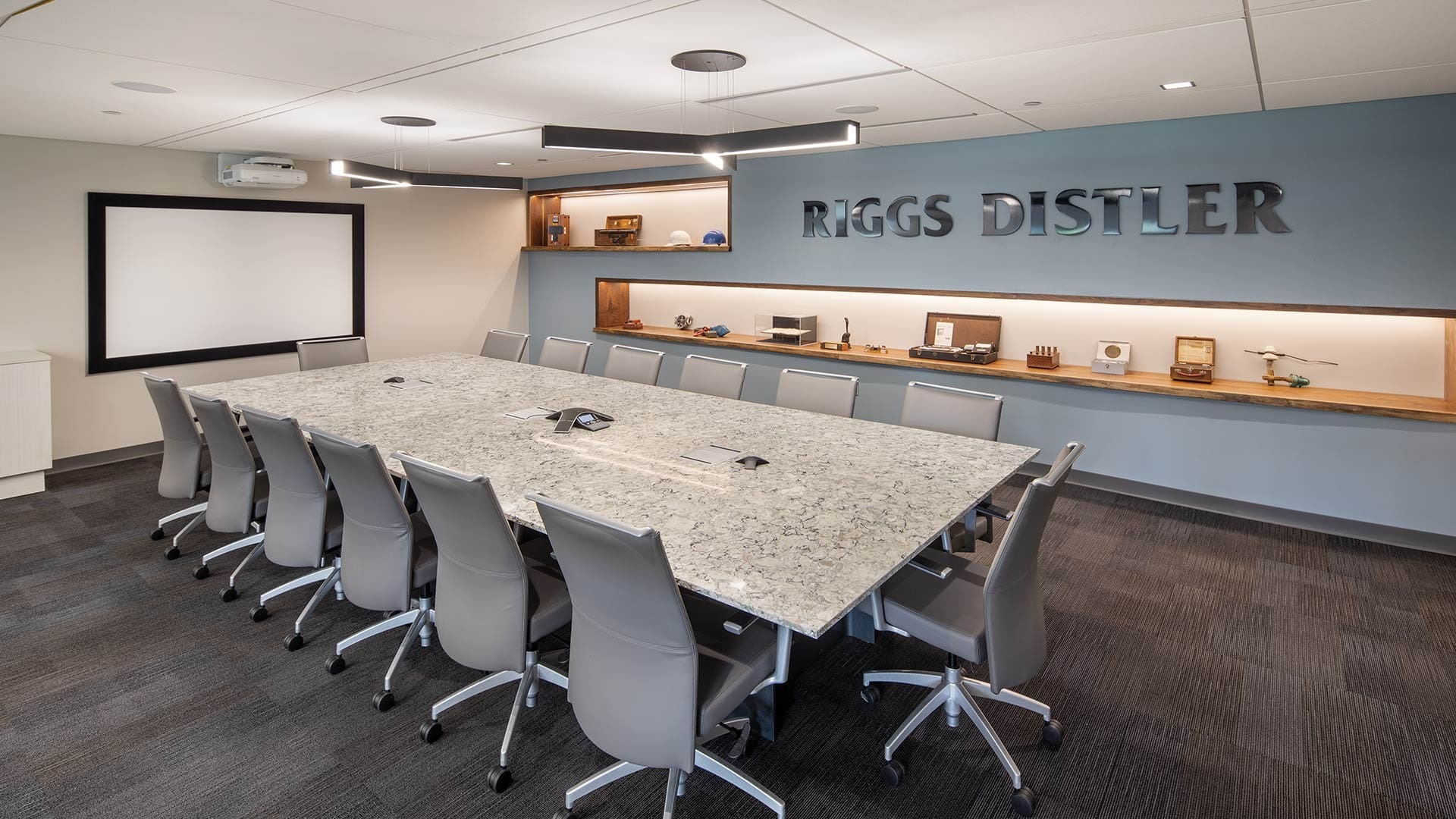 Acuity Brands Riggs Distler and Company Inc Office Interior Lighting ...