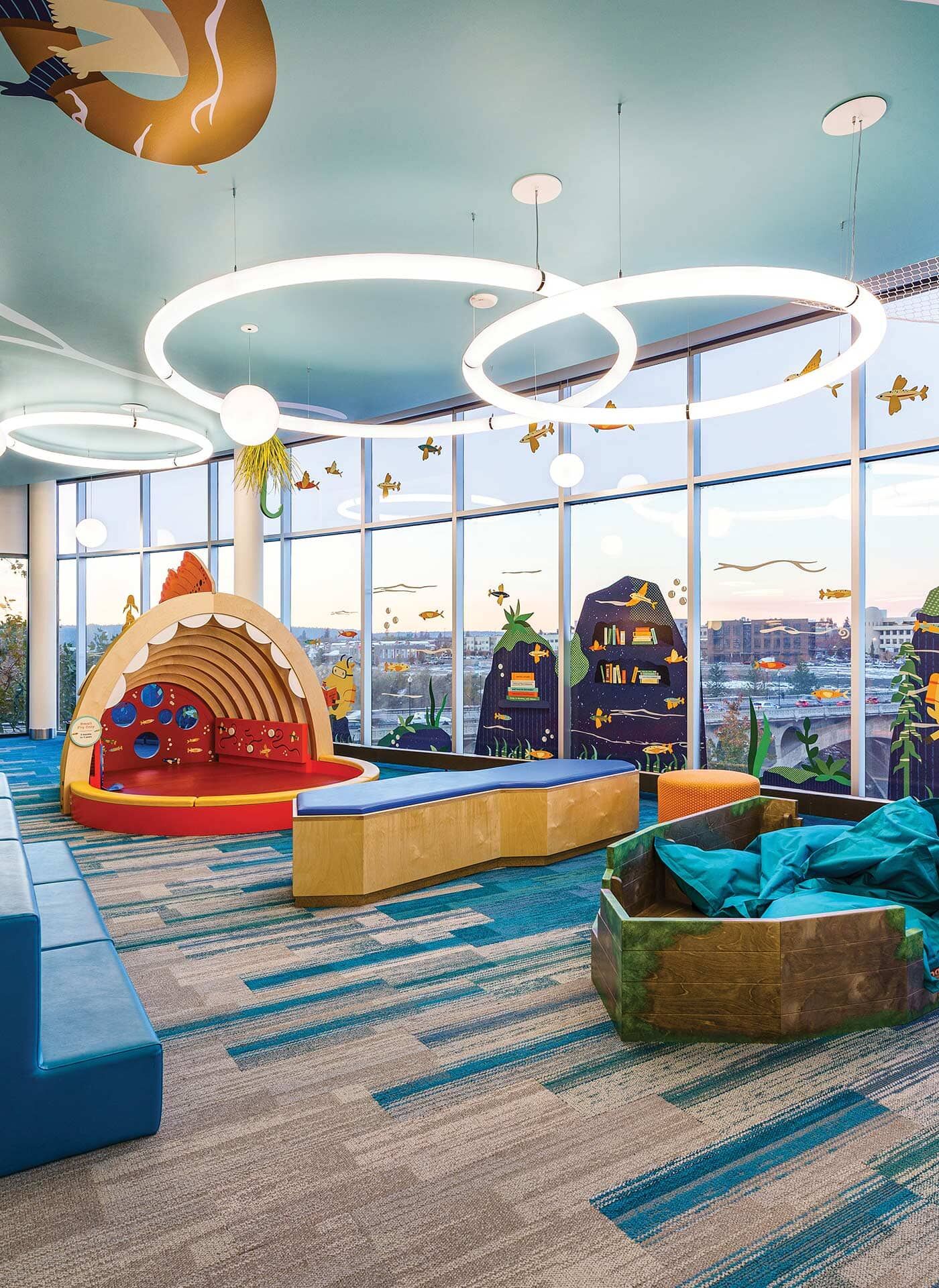 Acuity Brands Spokane Central Library Interior Play Area Lighting ...