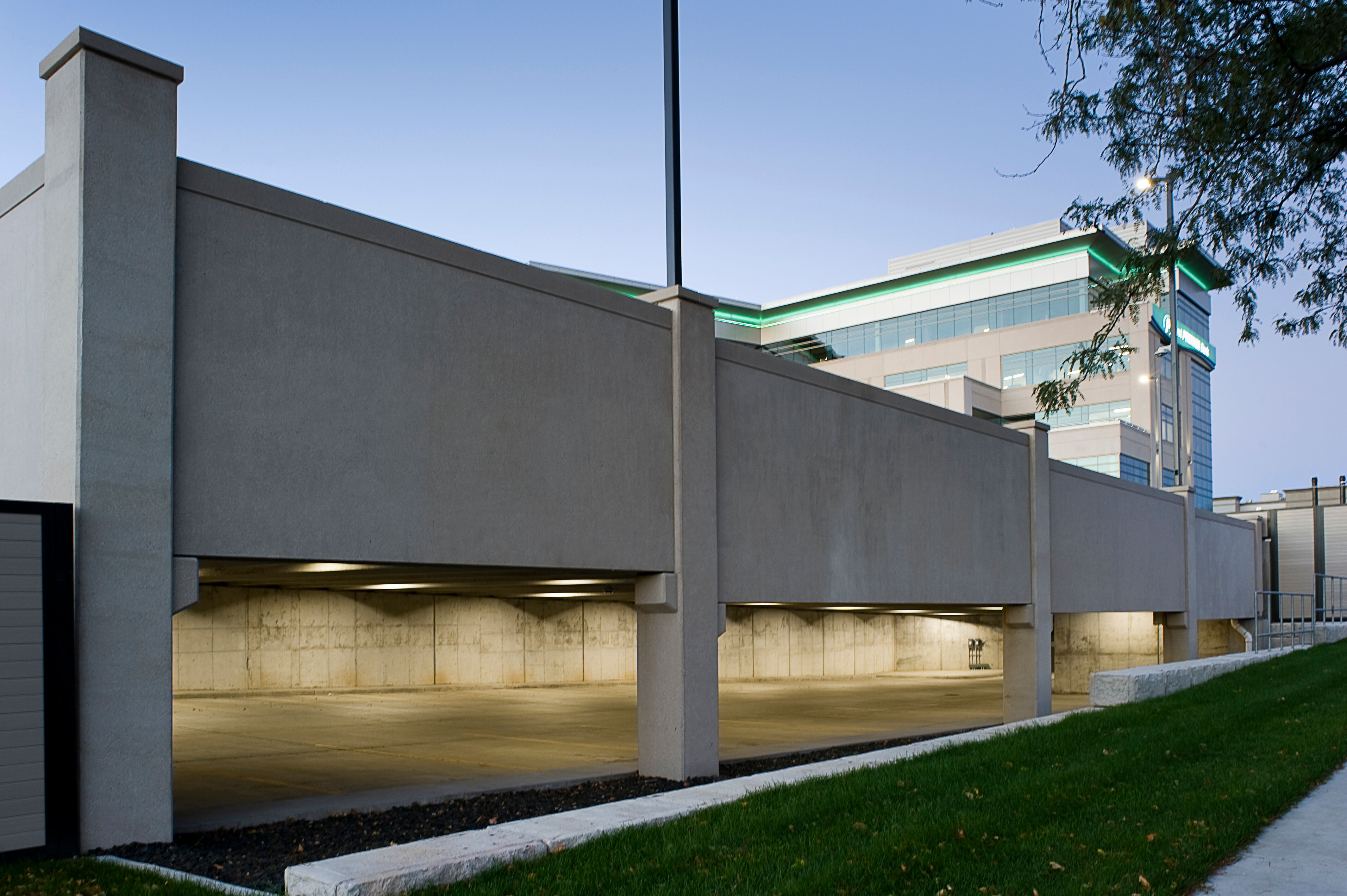 Adjacent Parking Ramp Exterior Design | Gage Brothers