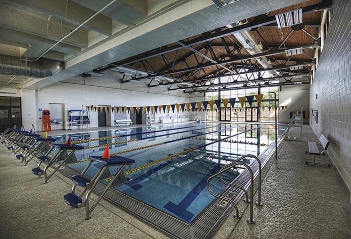 Adolfson and peterson Park Cities YMCA interior natatorium pool ...