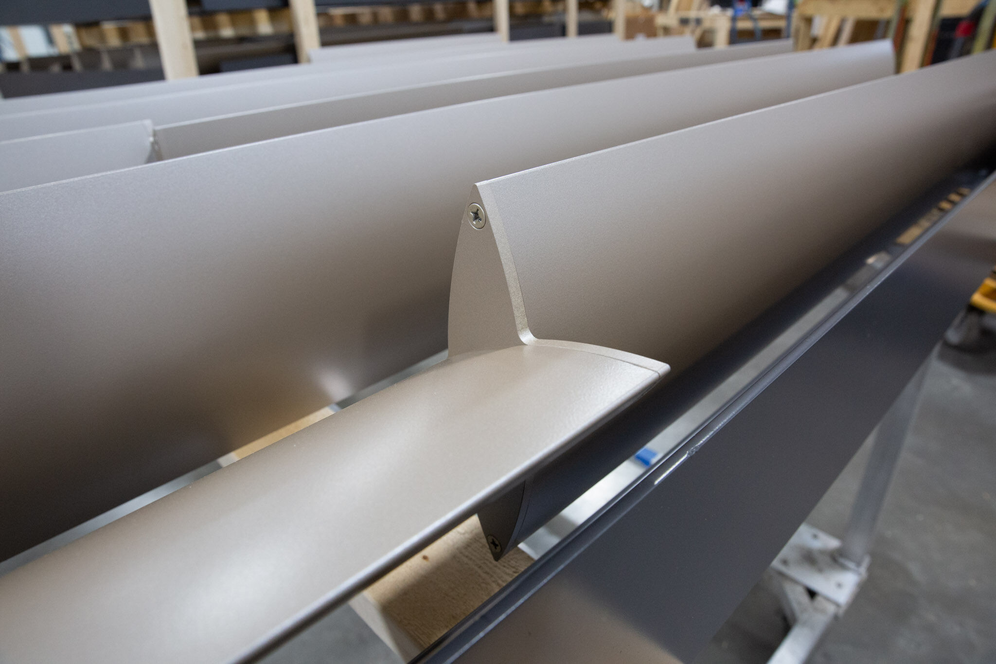 Airfoils with Endcaps | Architectural Grilles & Sunshades