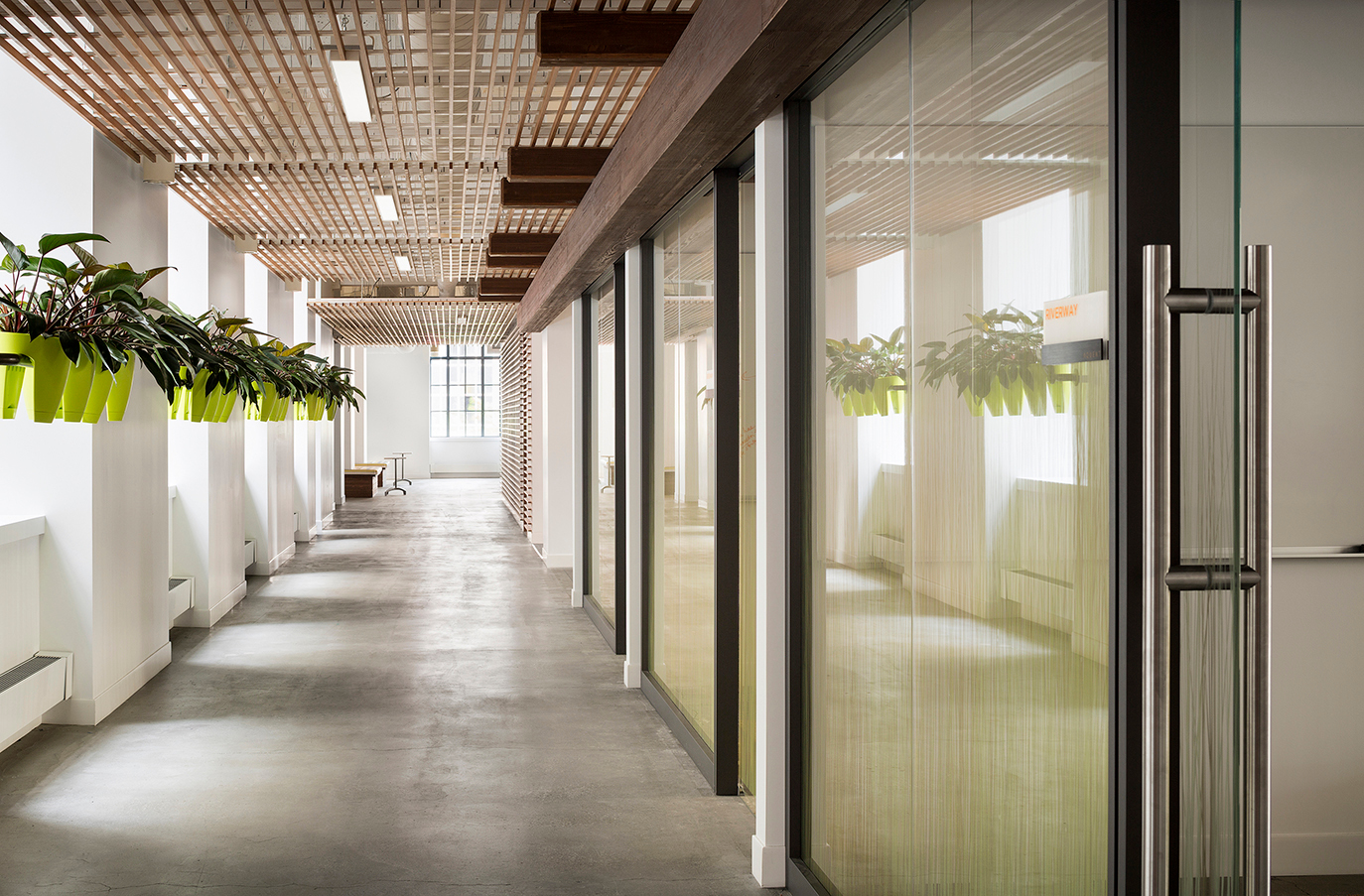 Allsteel Beyond Walls Black Painted Trim with Film Office Space Design ...