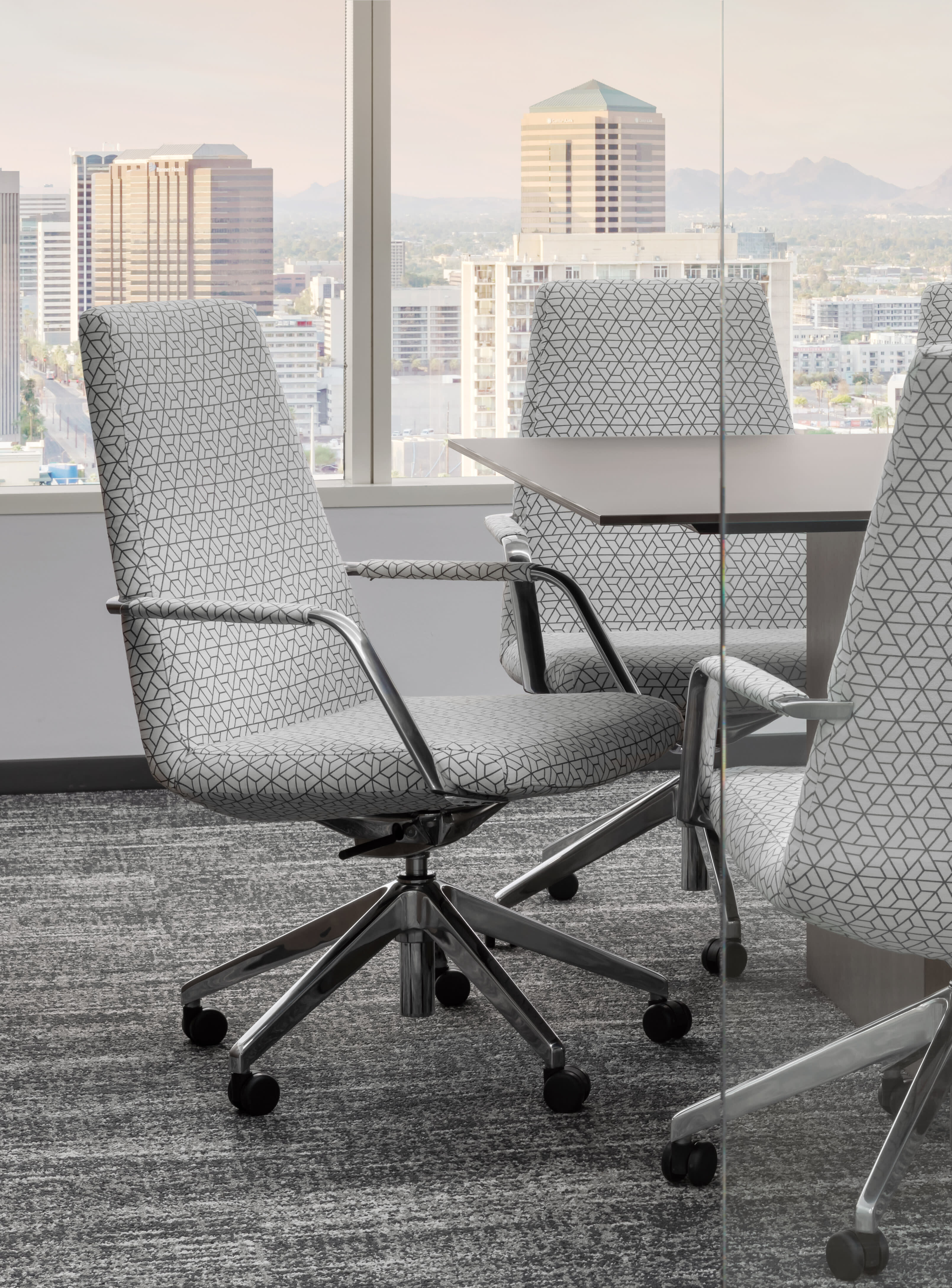 Allsteel Burch and Cracchiolo Interior Gunlocke Genesee Conference Room ...