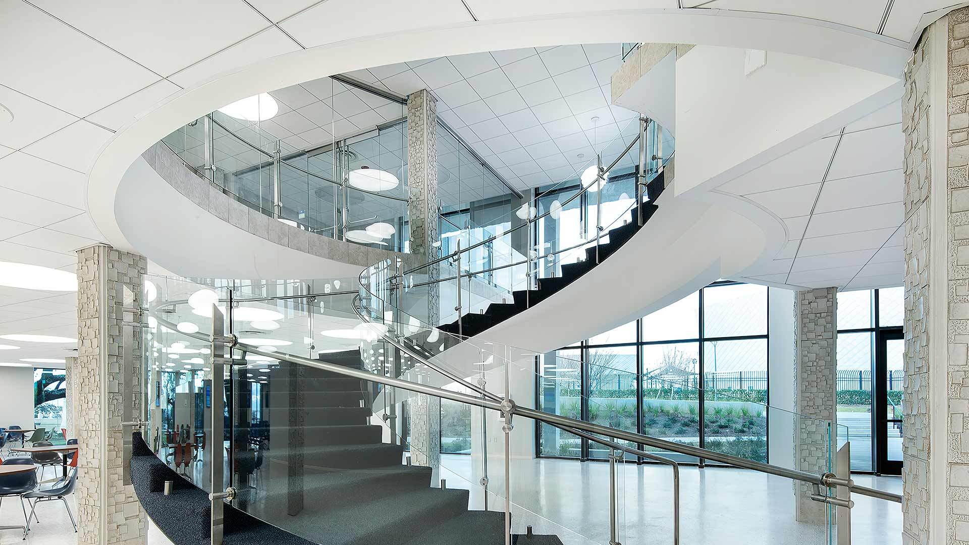 Allsteel Gulfport Transit Center TemperShield Glass Entryway and ...