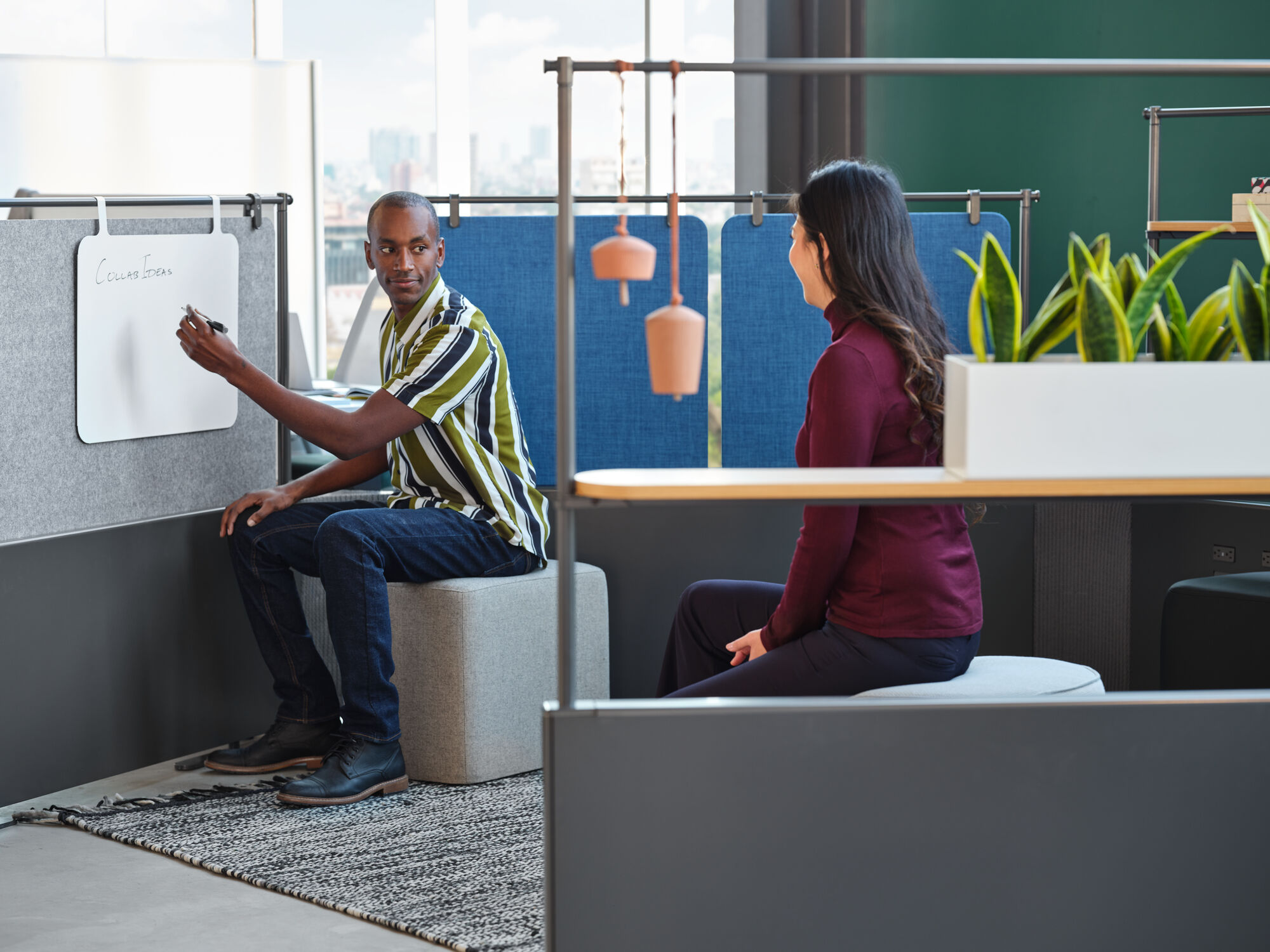 Allsteel Mural office workspace | Allsteel