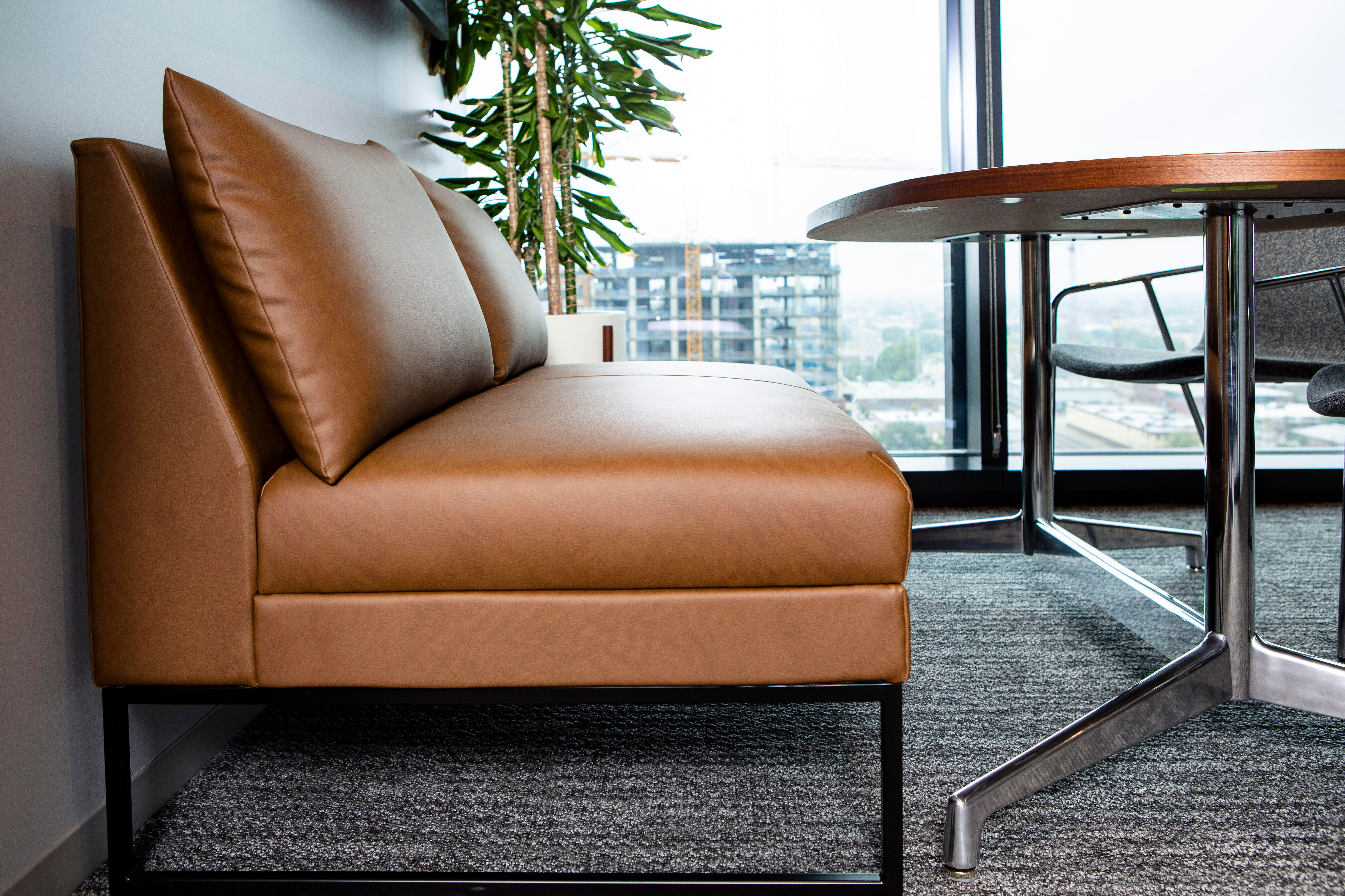 Allsteel Sterling Bay Interior Lounge Gunlocke Couch Seating and ...
