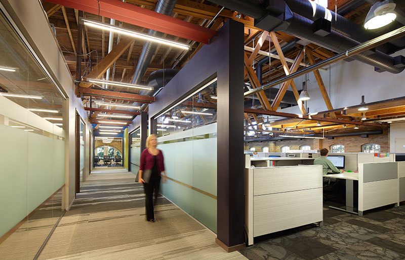 Anderson companies office pope architects hallway | Anderson Companies
