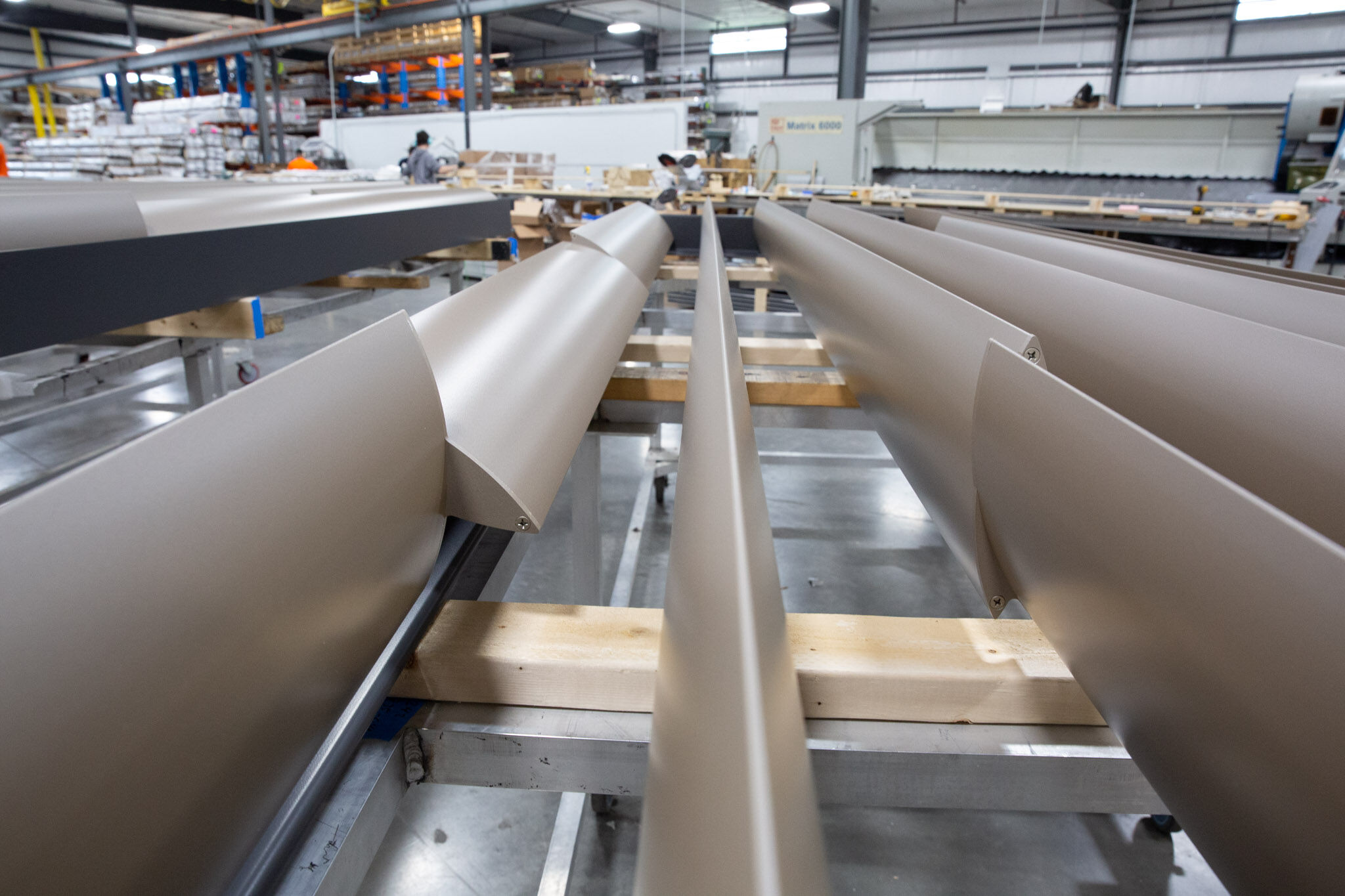 Angled Airfoils | Architectural Grilles & Sunshades