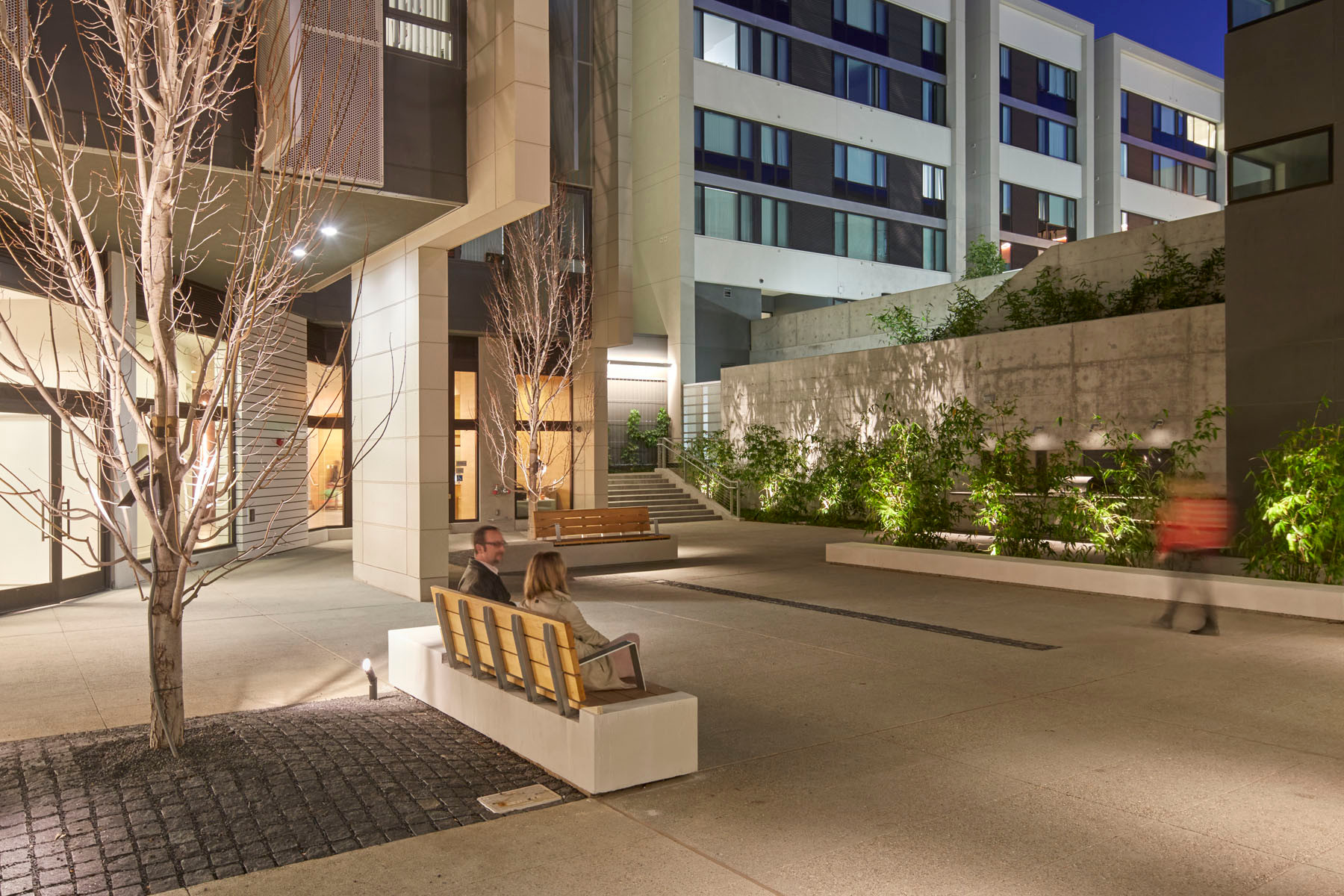 Apartment exterior landscaping design | GLS Landscape Architecture