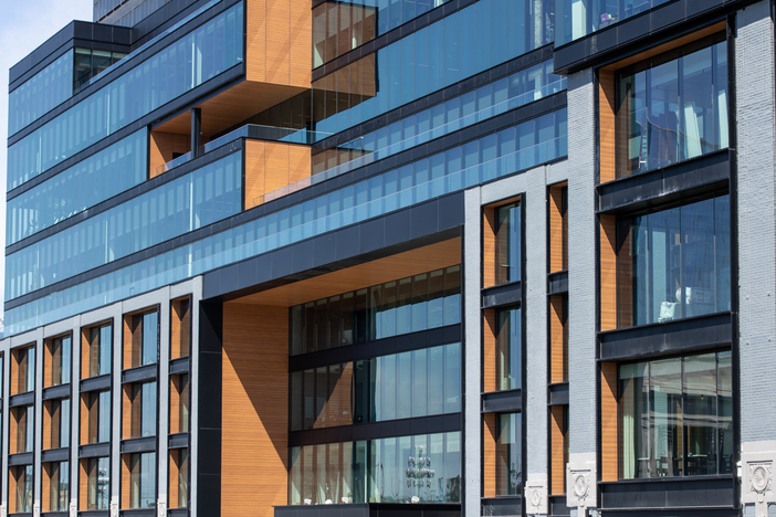 Aramark Headquarters Historic Renovation using Wood Grain and Black ...