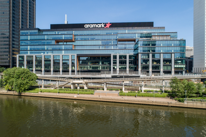 Aramark Headquarters Historic Renovation using Wood Grain and Black ...
