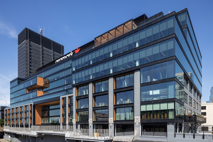Aramark Headquarters Historic Renovation using Wood Grain and Black ...