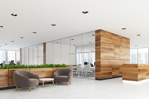 Architectural Millwork Panel Reception | Eagle Aluminum