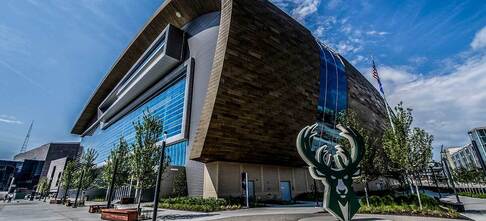 Arena Sports Complex Concrete Precast Facade with Brick and Glass ...