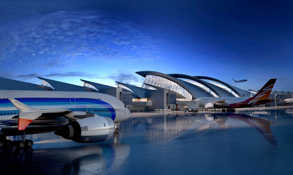 ASC Steel Deck LAX Bradley International Terminal Exterior Roof | ASC ...