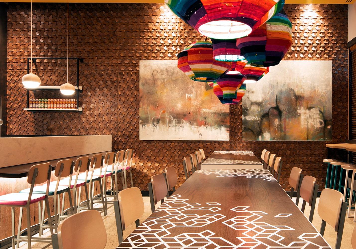 ASI Architectural Systems Crossfuse® Wood Panels Nandos Restaurant ...