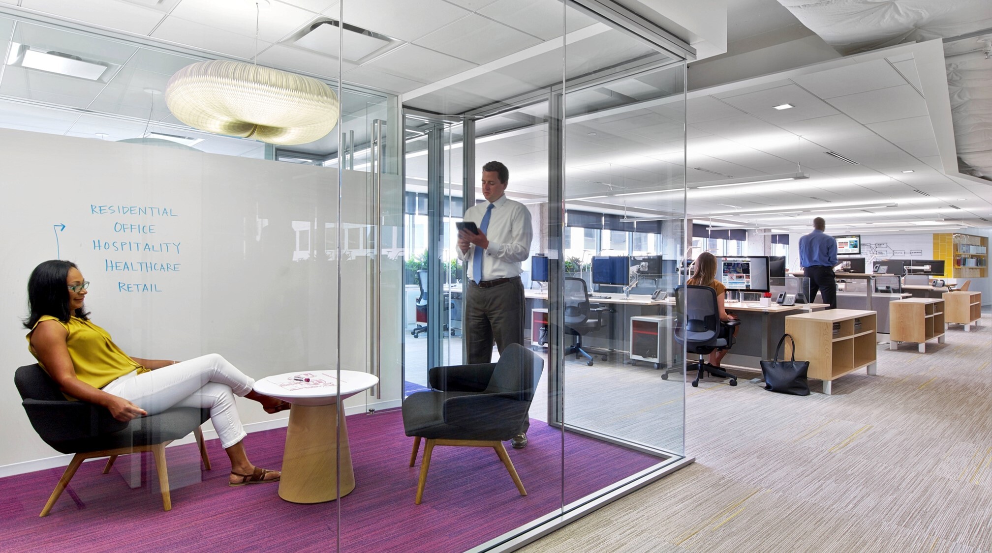 ASID Headquarters Frameless Glass Focus Room | American Society of ...