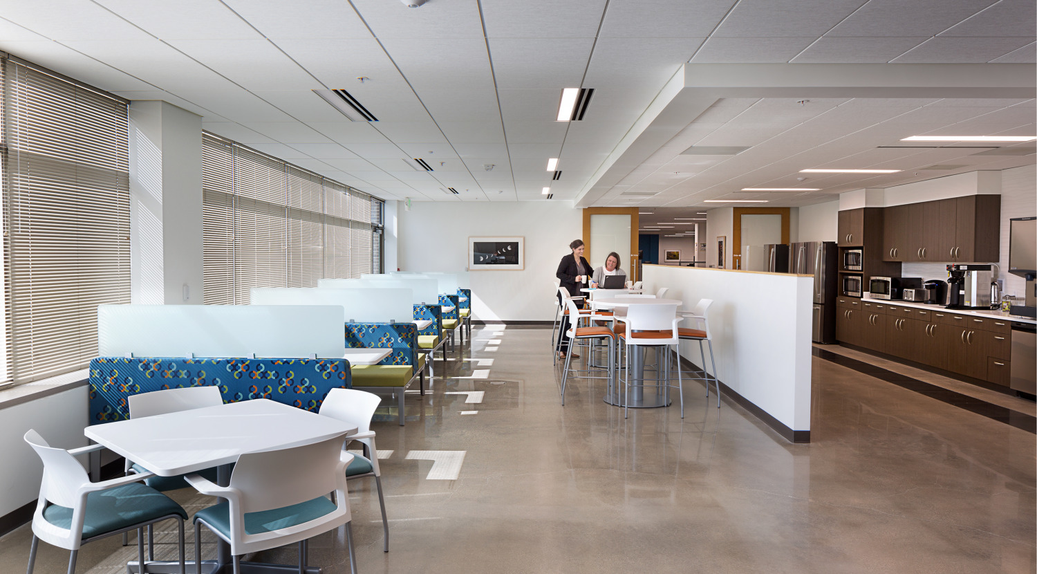 Atmosphere commercial interiors UW Health breakroom | Atmosphere ...