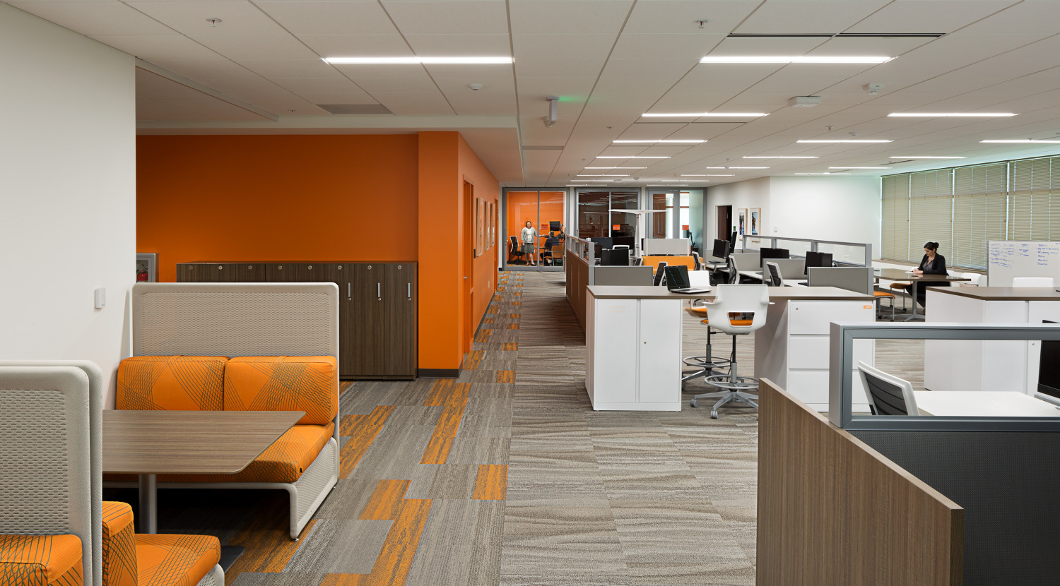 Atmosphere commercial interiors UW Health open office space ...