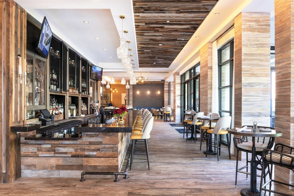 Atwater Inc. Studio Holiday Inn interior lobby bar | Atwater Inc. Studio