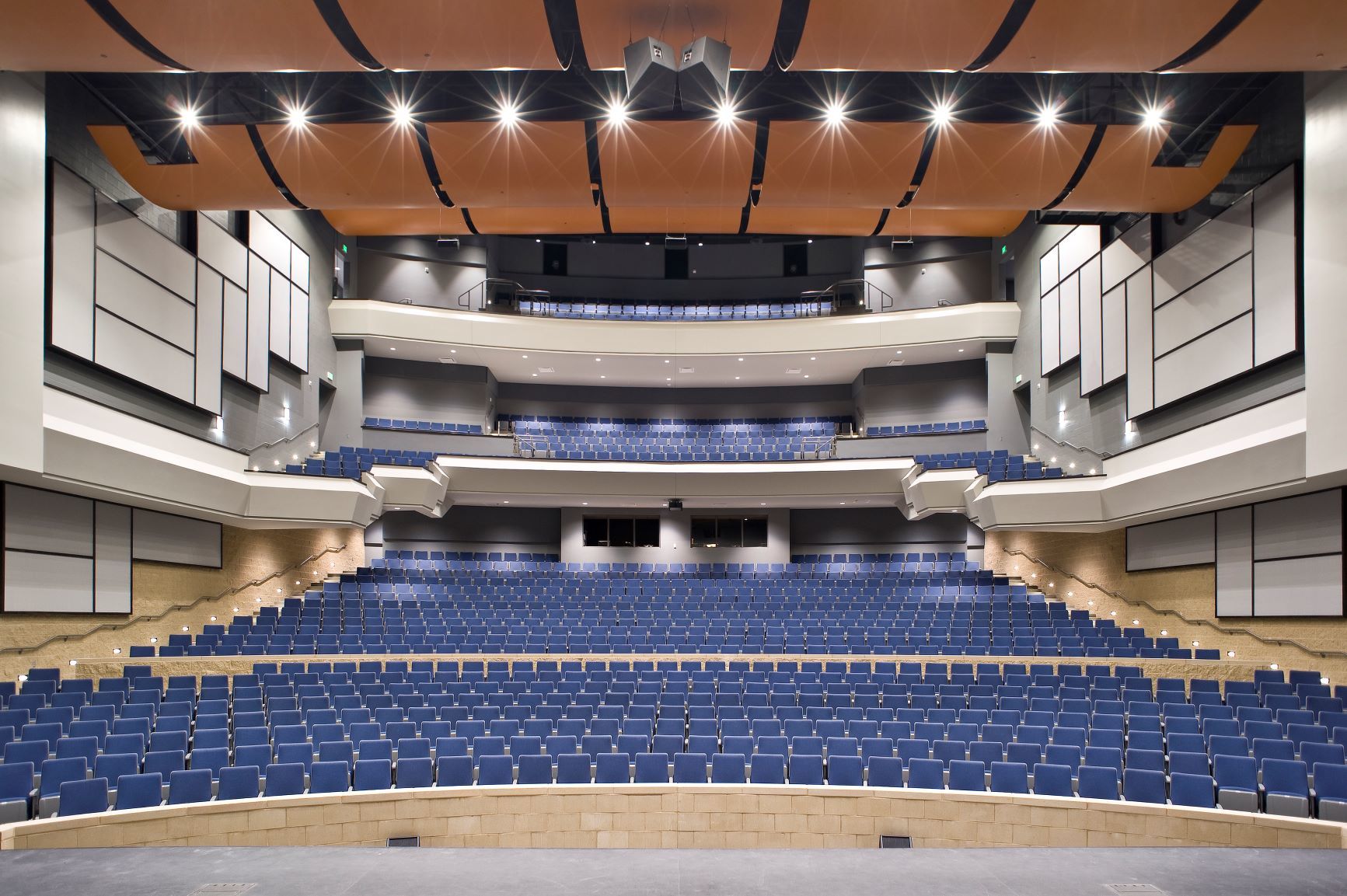 Auditorium from stage view | MSH Architects