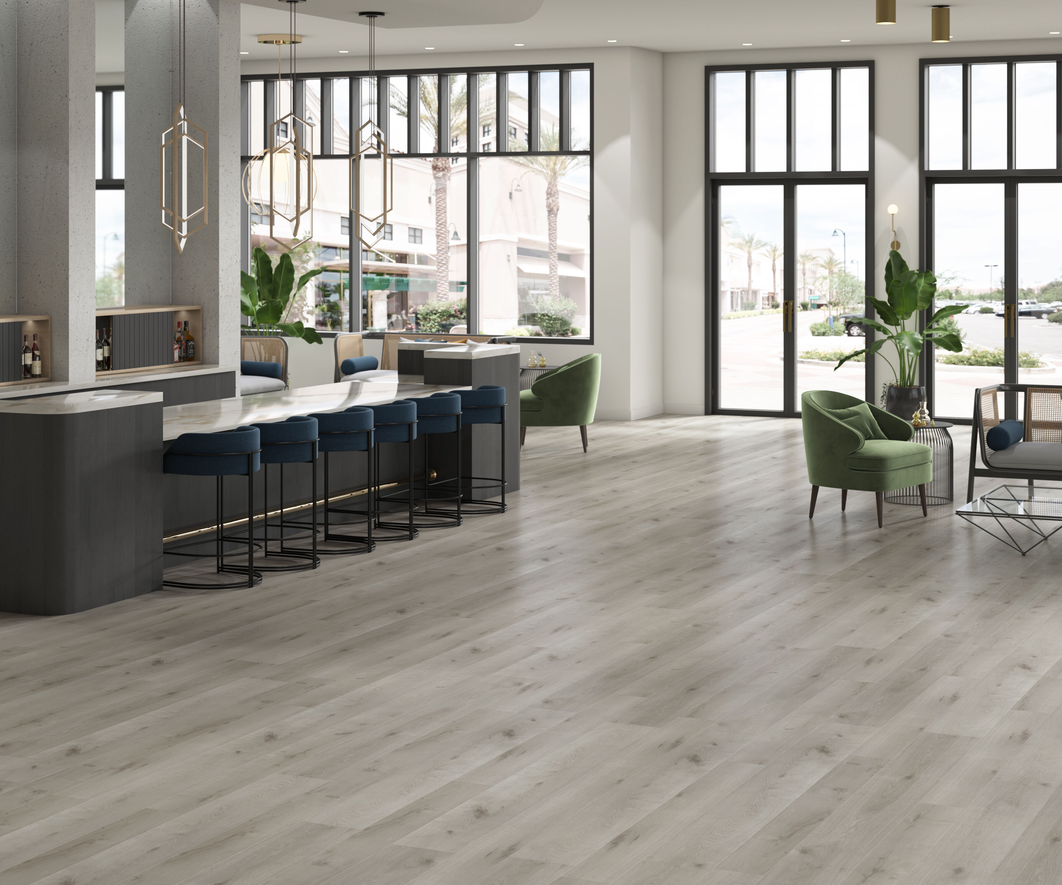 AVA Hospitality RSRV lobby bar flooring | AVA