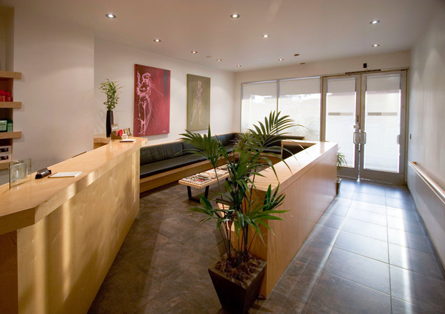 B David Levine Design Chop Chop Salon Entrance and Waiting Area Design ...