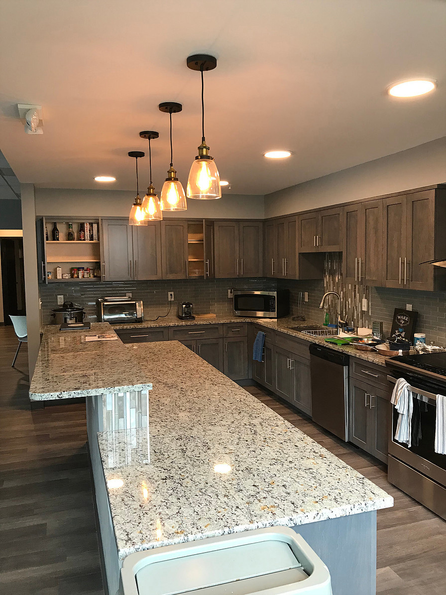 Bank kitchen area | Meister Cox Architects