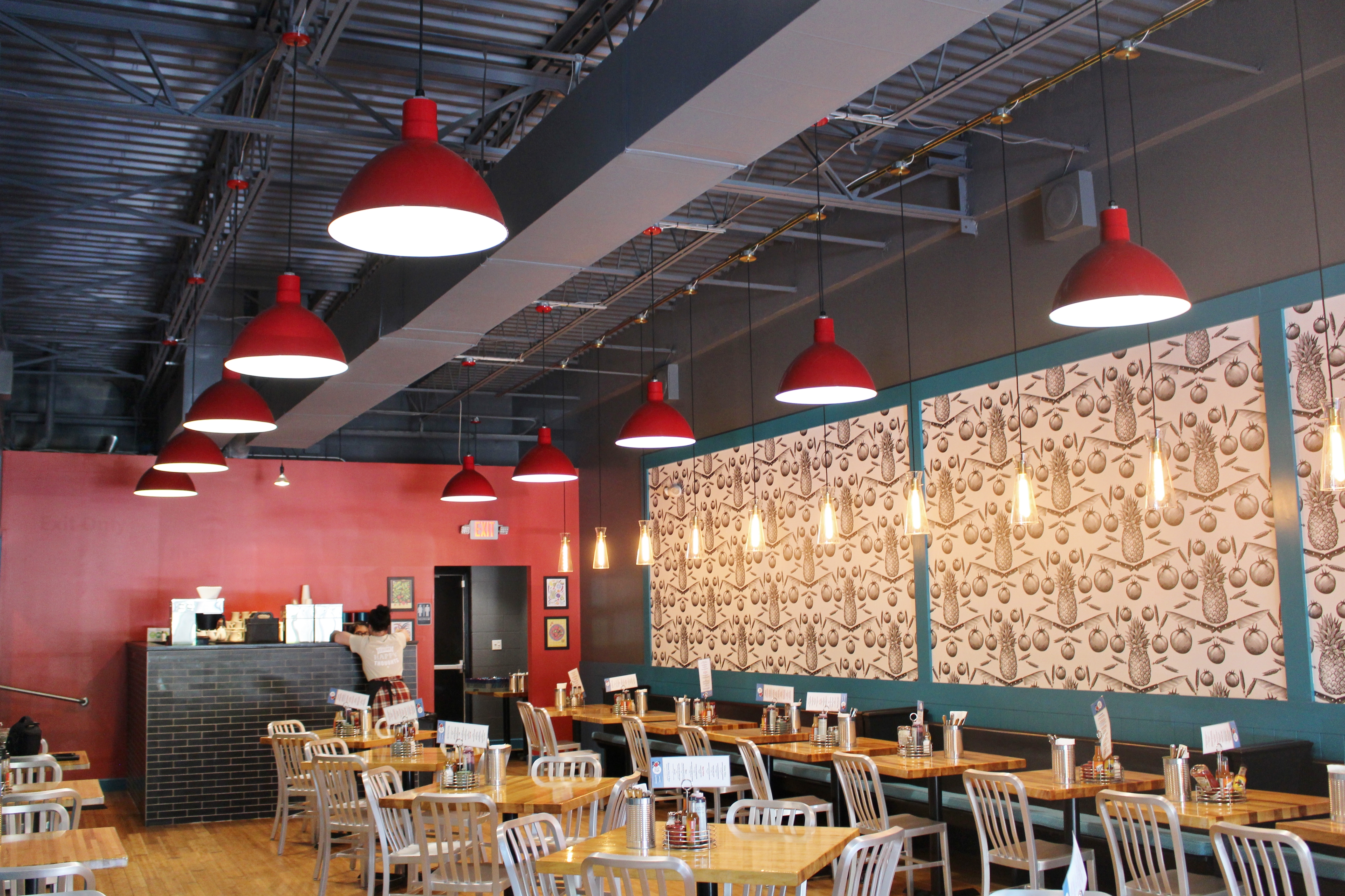 Barn Light Electric Breakfast Restaurant Seating and Wall Decor Wilcox ...