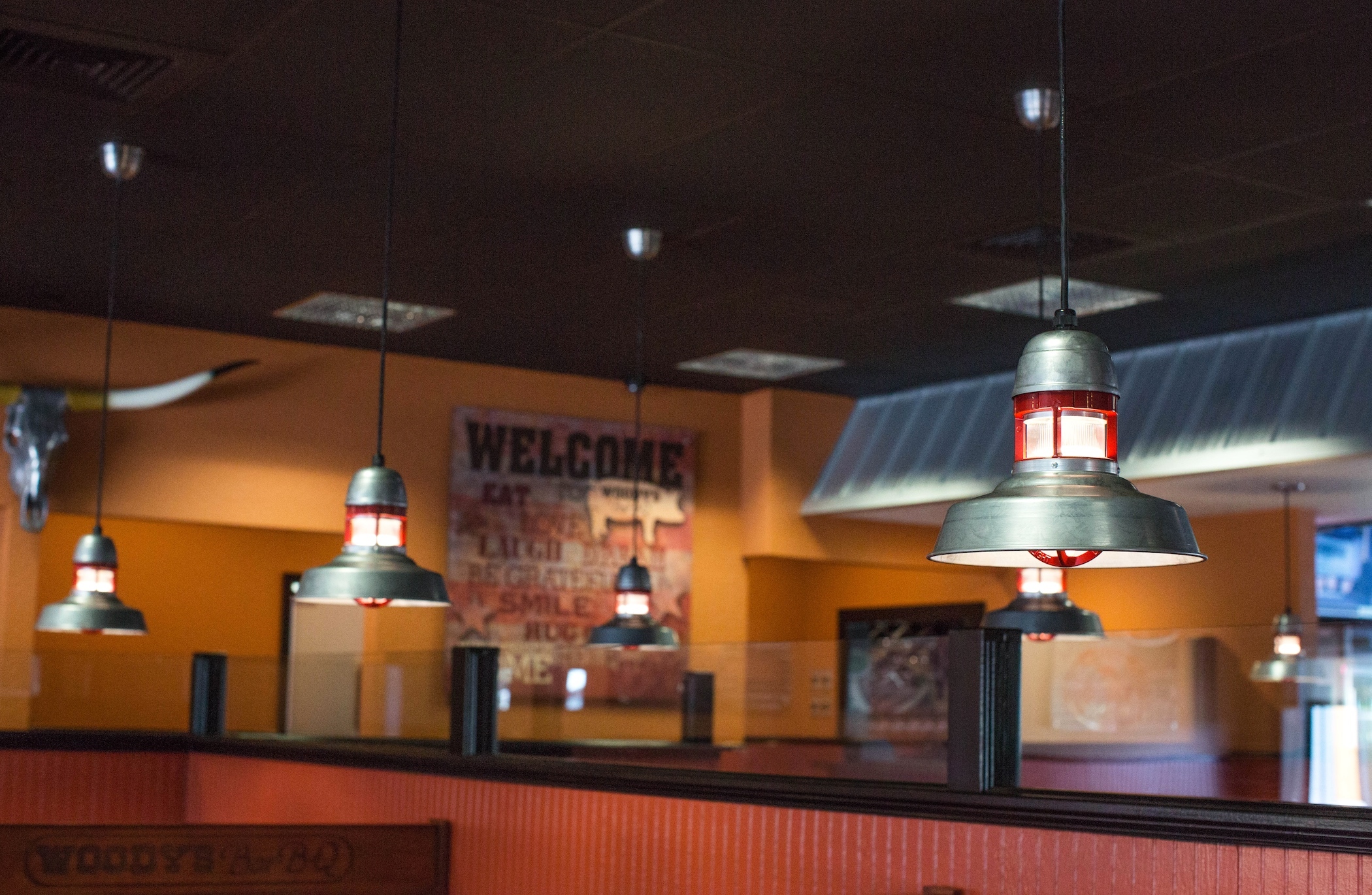 Barn Light Electric Sydney Cord Hung Pendant Woodys BBQ Restaurant ...