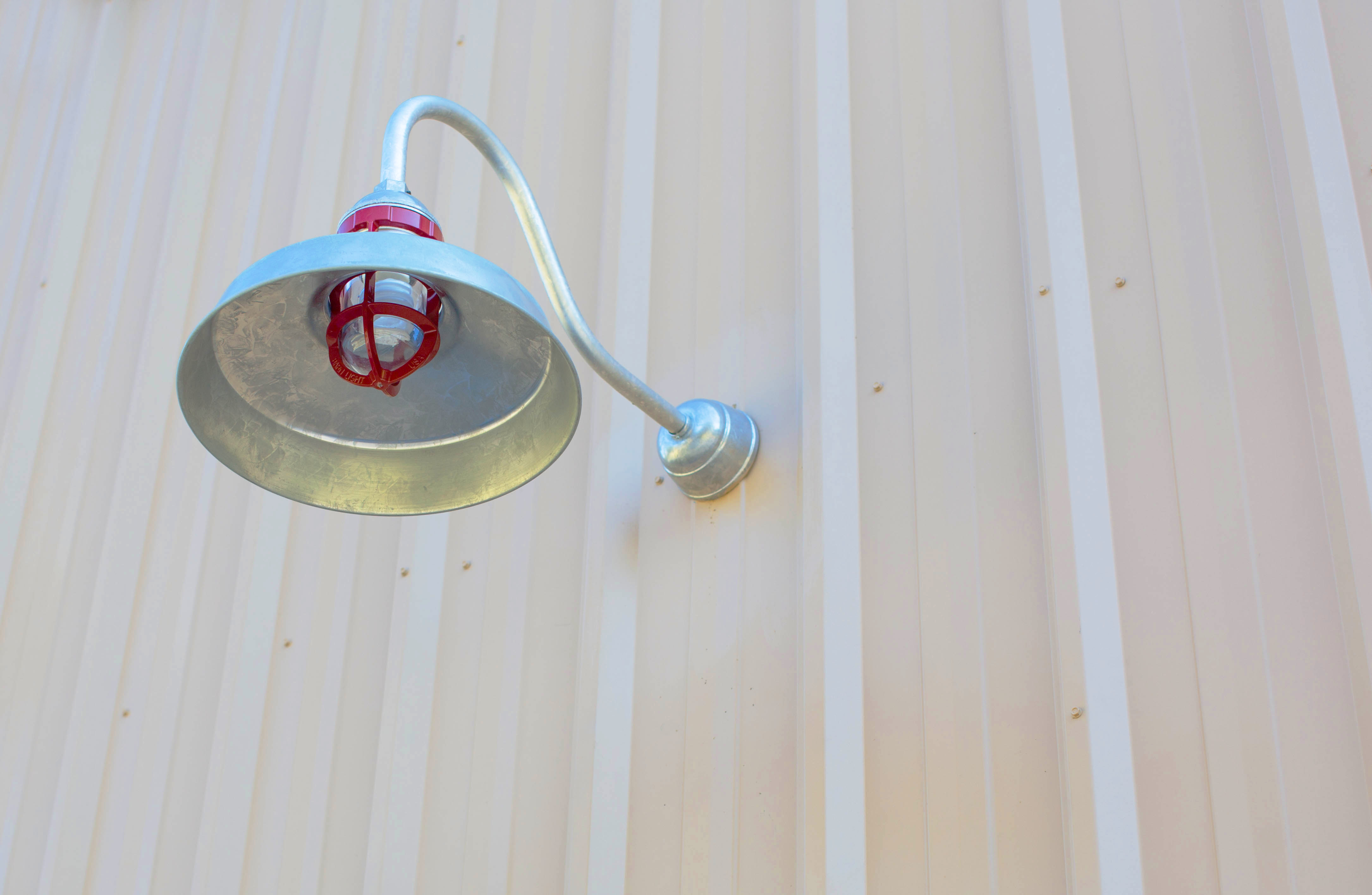 Barn Light Electric Sydney Gooseneck Light Woodys BBQ Restaurant | Barn ...