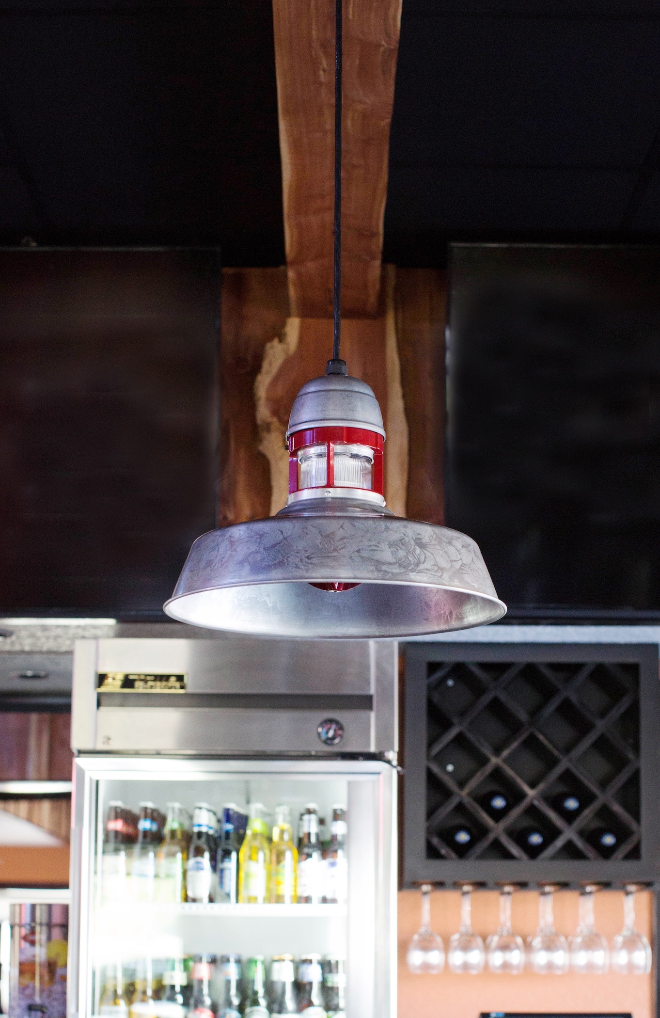 Barn Light Electric Sydney Hung Pendant Woodys BBQ Restaurant | Barn ...