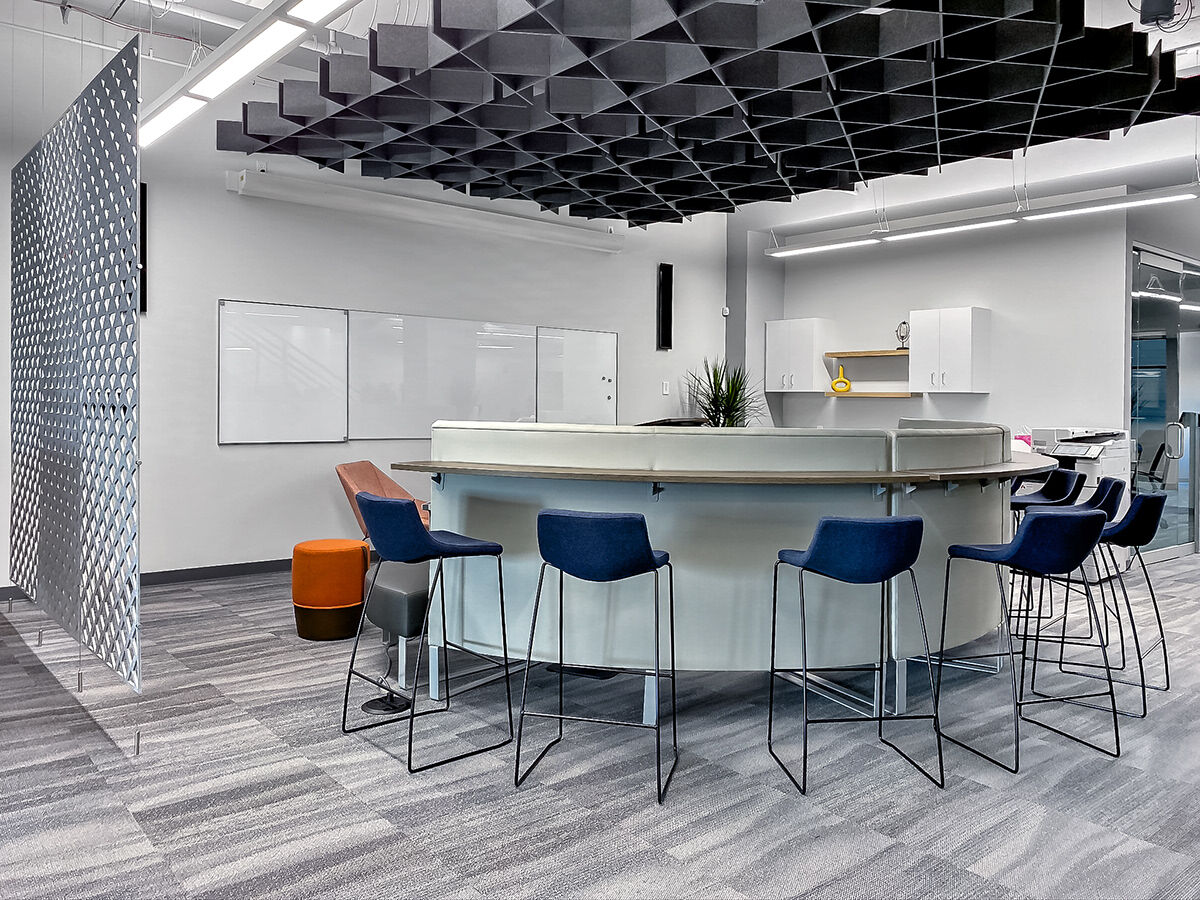 Barstools/Acoustic Panels | Rightsize Facility