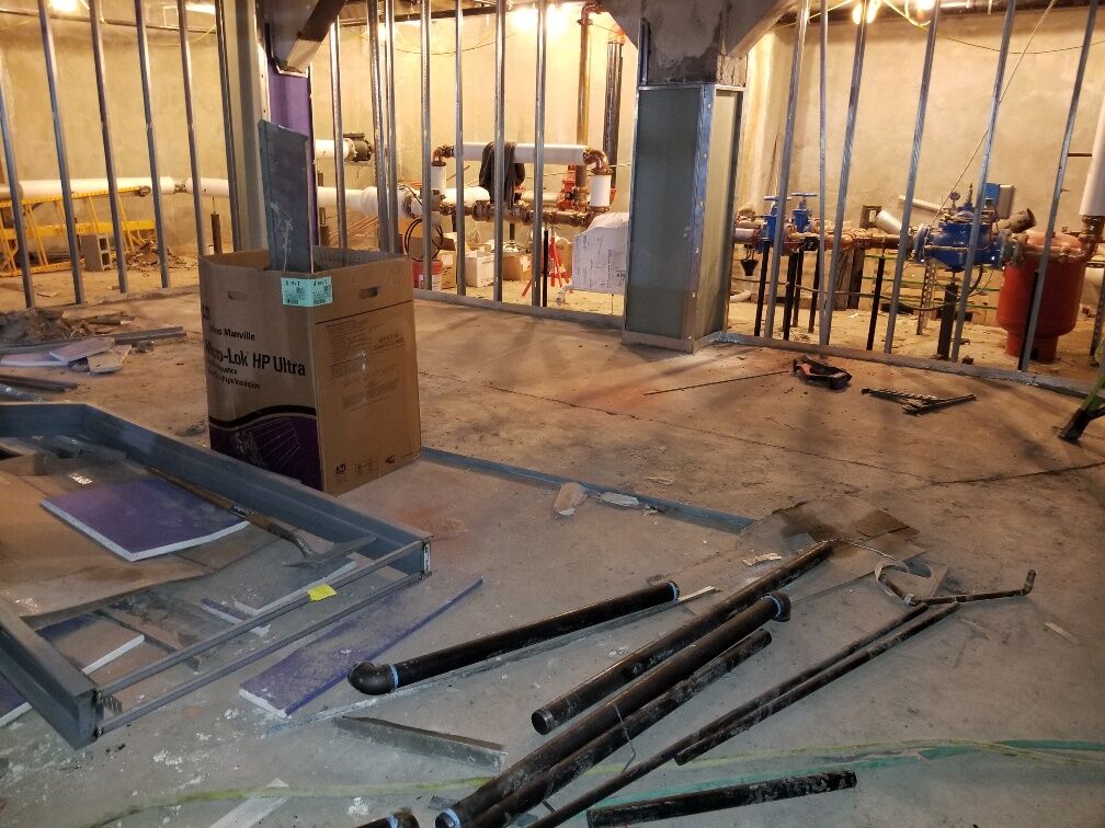 Basement under construction | The Boelter Companies