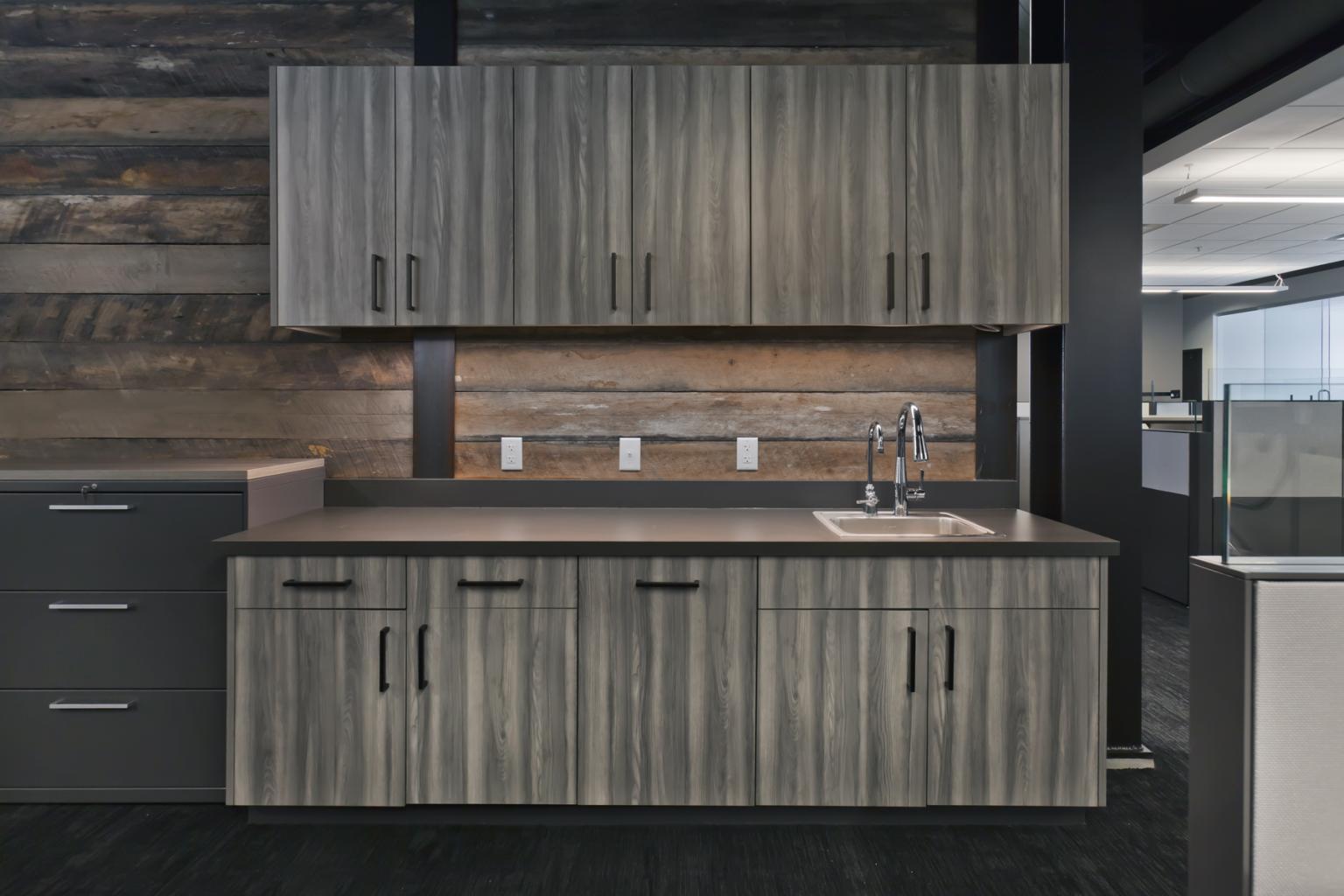 Bauer Design Build Office Project breakroom | Bauer Design Build