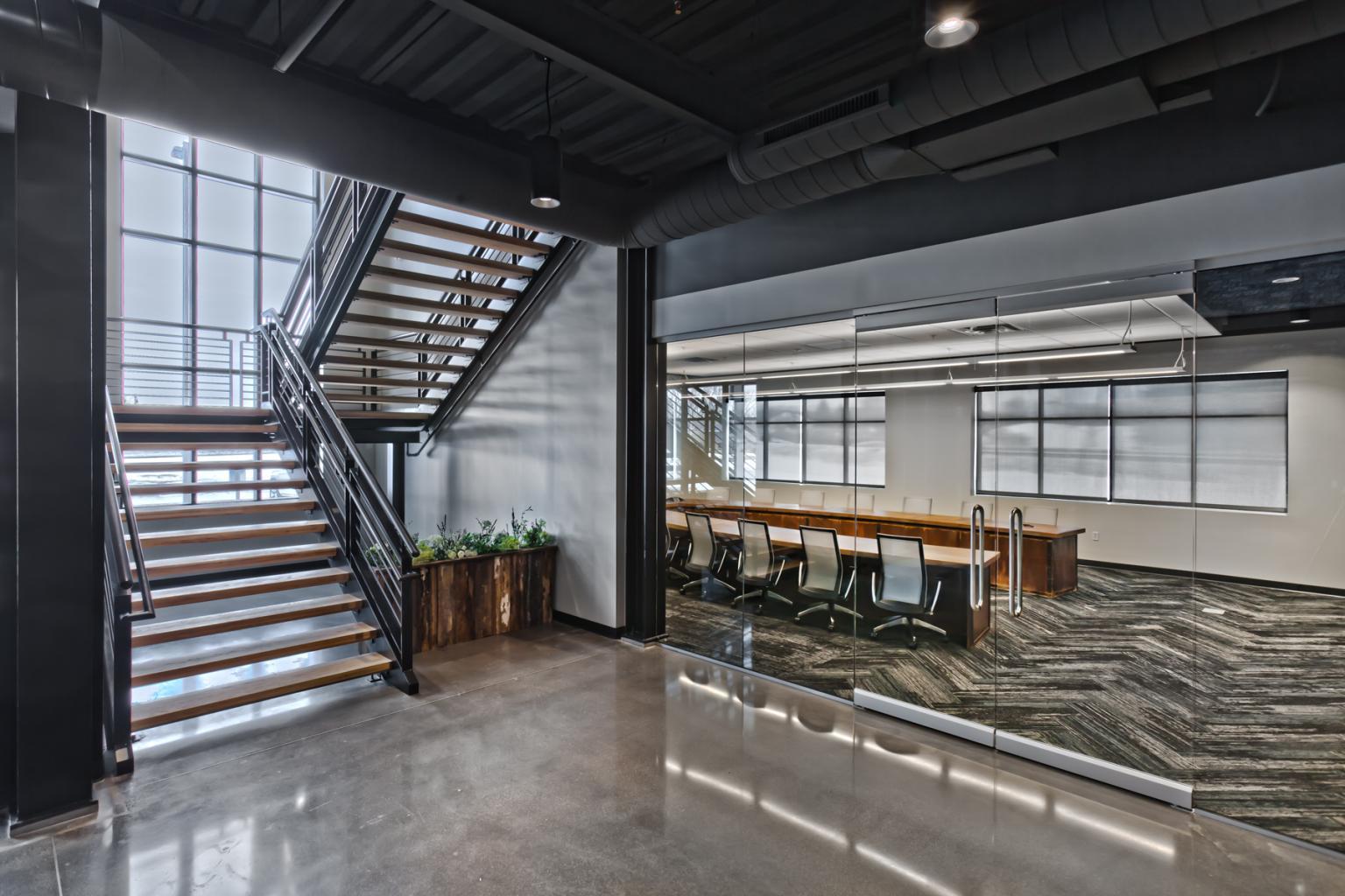 Bauer Design Build Office Project lobby area | Bauer Design Build