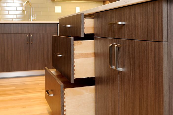 Modern Frameless Kitchen Cabinets | Bayer Interior Woods