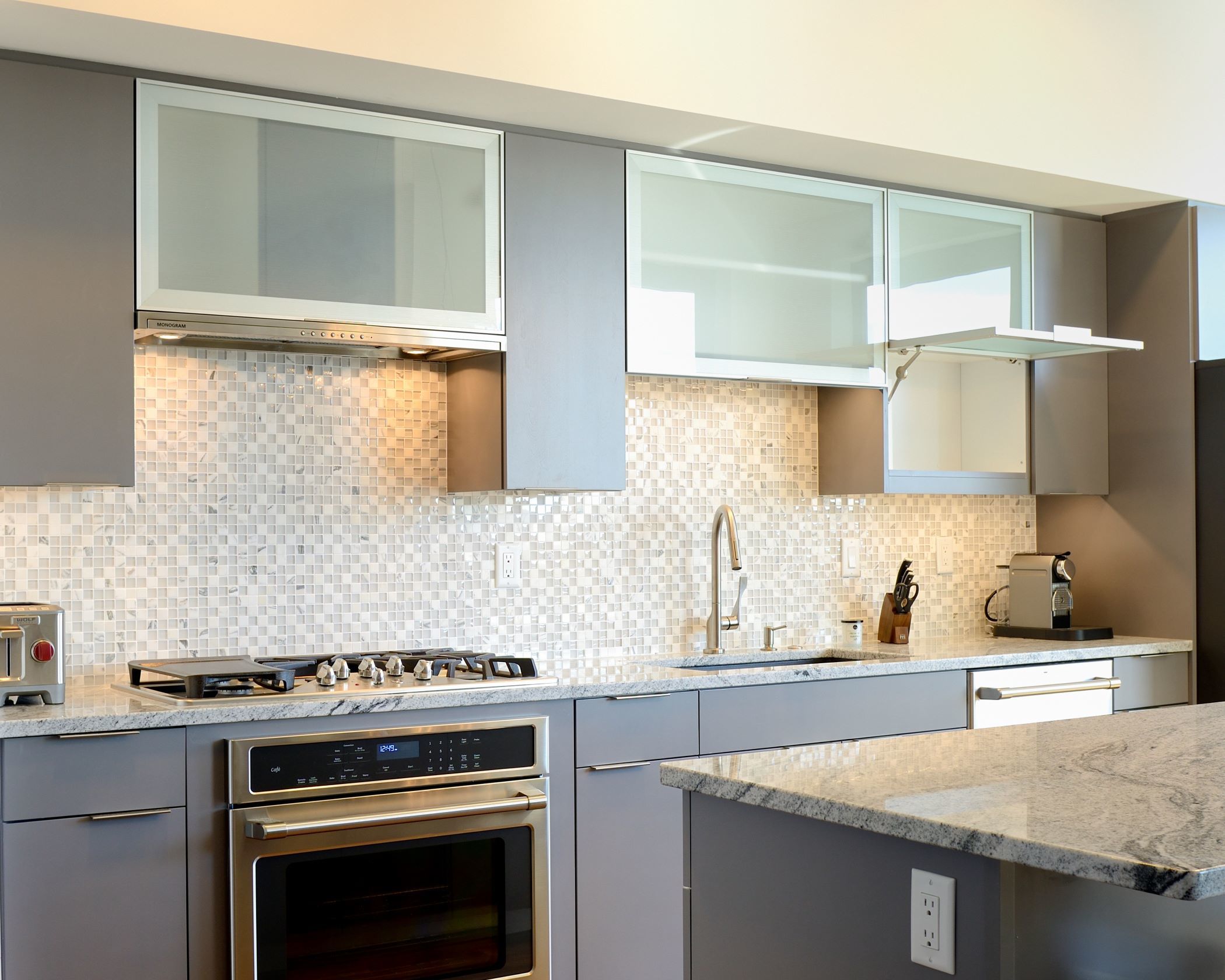 bayer interior woods modern frameless multi-unit kitchen cabinets ...