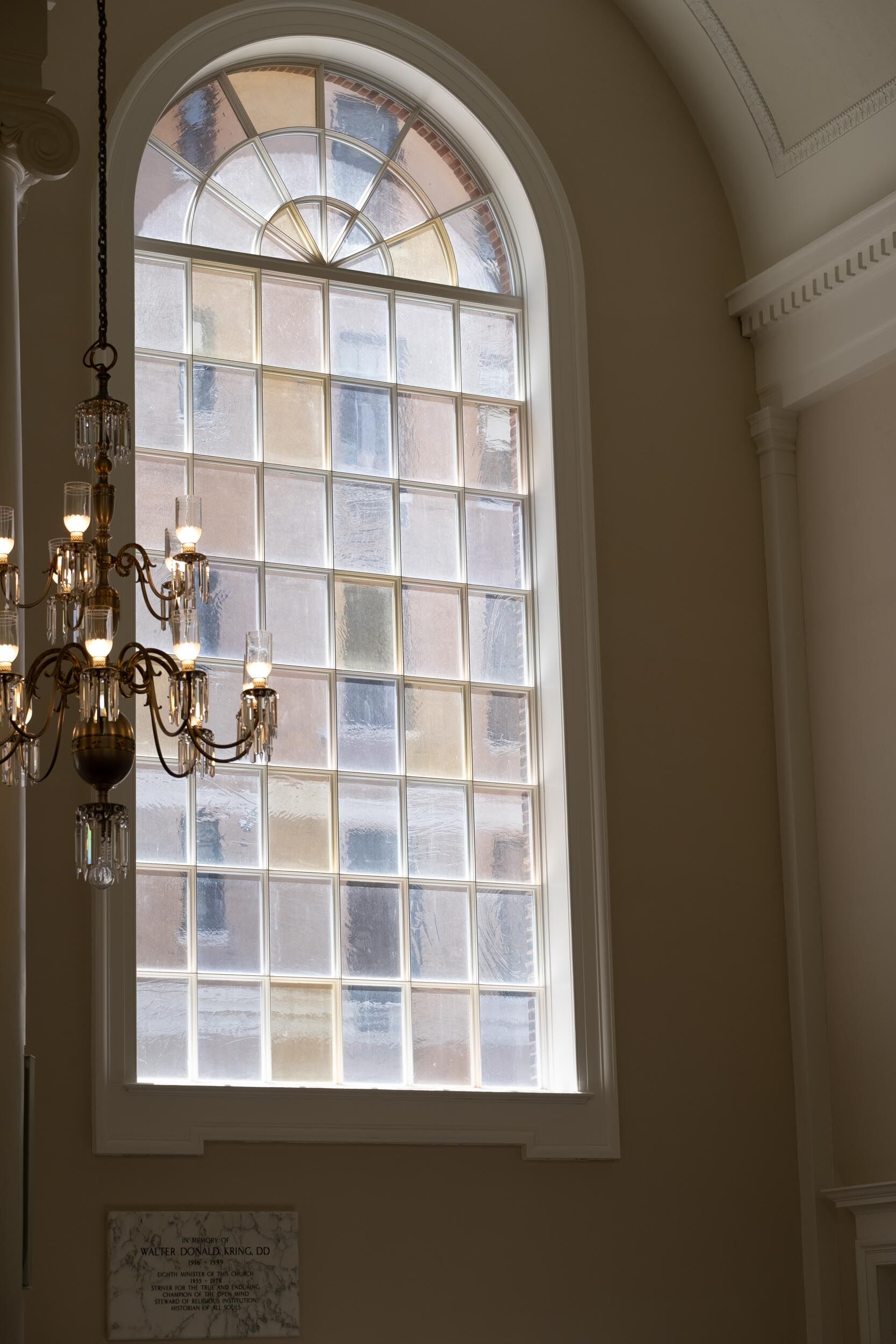 Bendheim Unitarian Church of All Souls Lamberts Mouth-Blown Glass ...