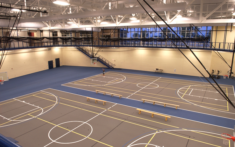 bergland + cram NIACC recreation center running track and basket ball ...