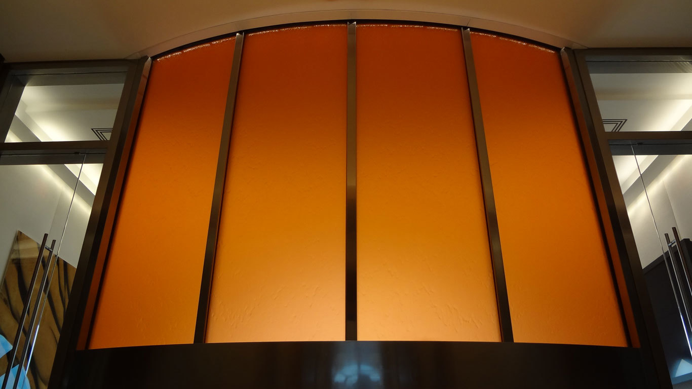 Bluworld of Water Horizontal Multi Panel Water Wall Interior Water ...