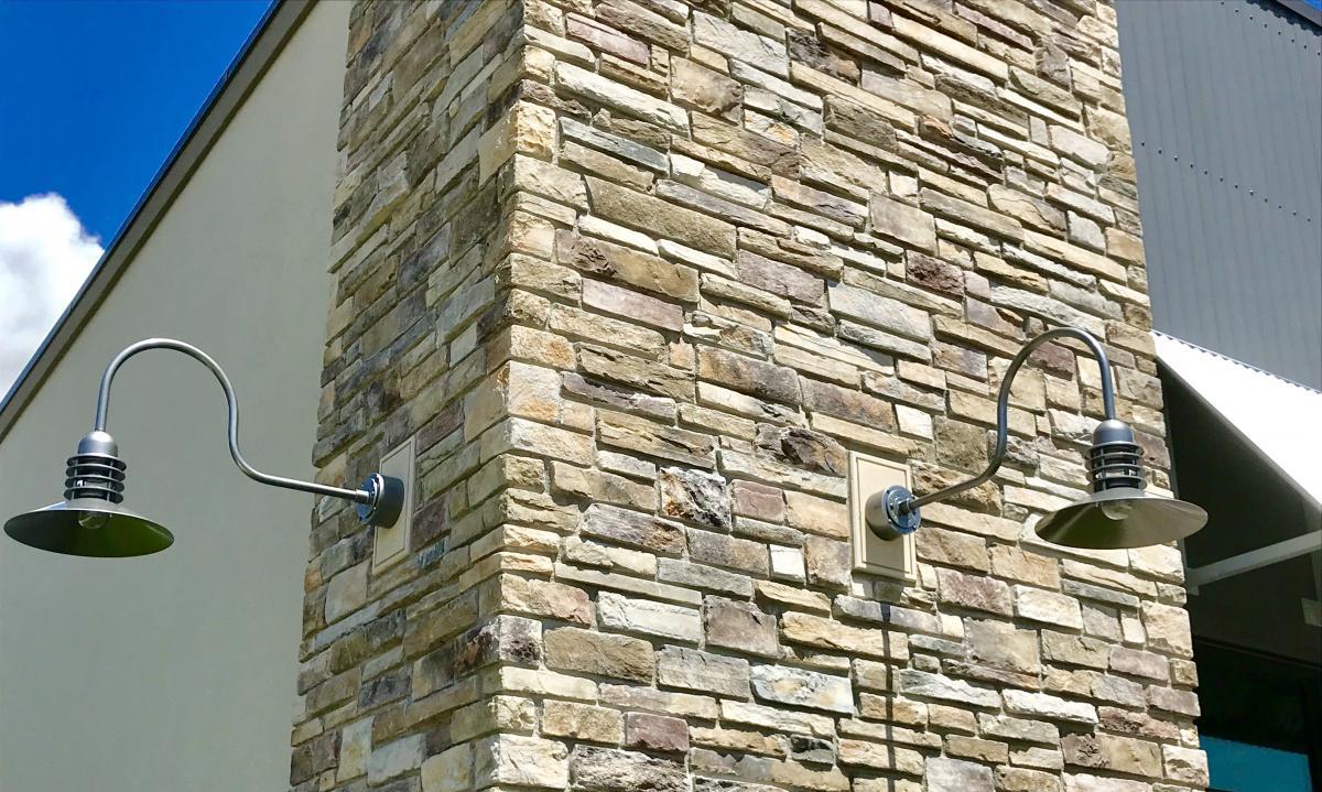 Bock Lighting UW Plaza exterior lighting close up 4 | Bock Lighting